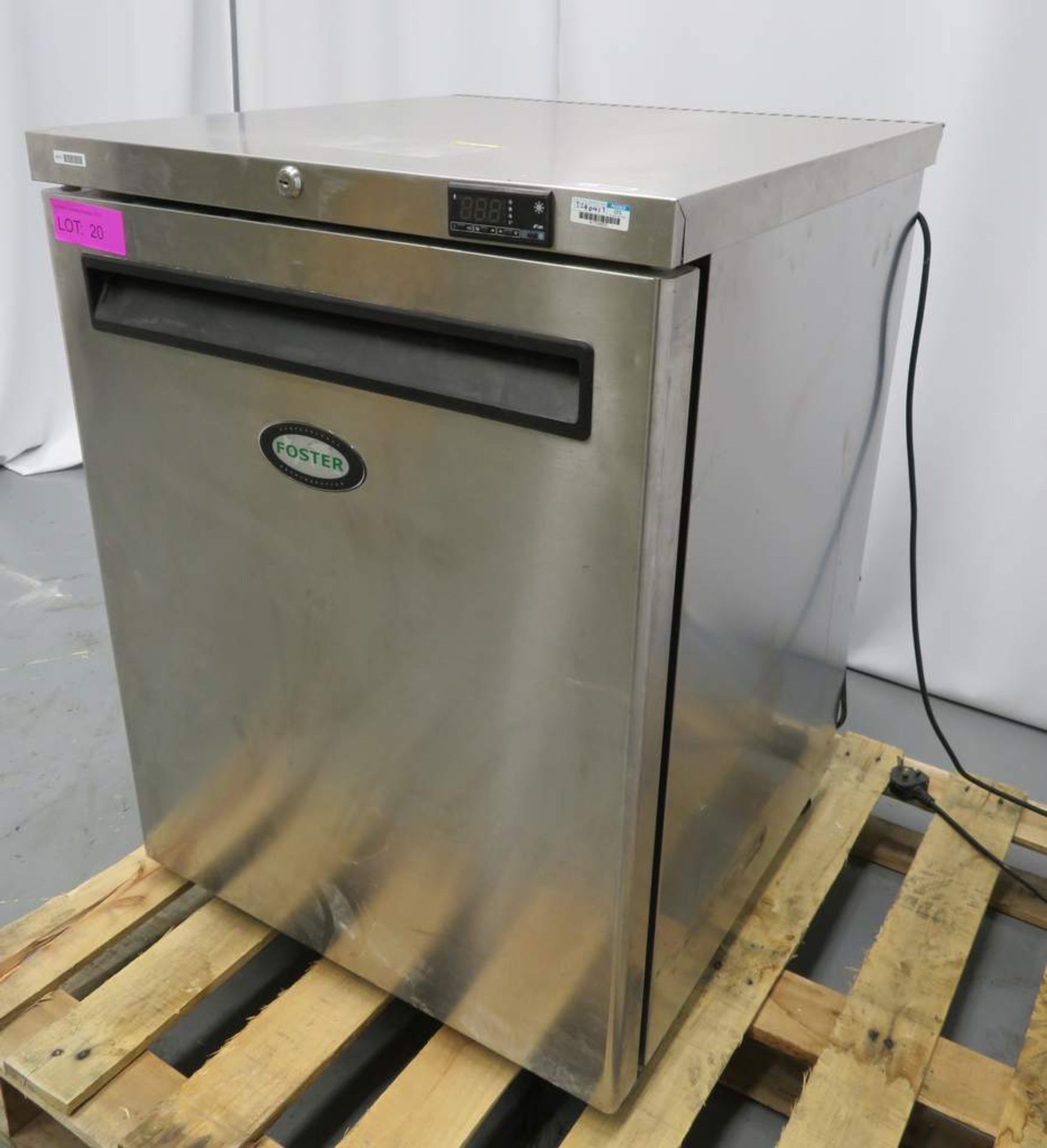Foster HR150-A Refrigerator. Dimensions: 600x640x820mm (LxWxH)