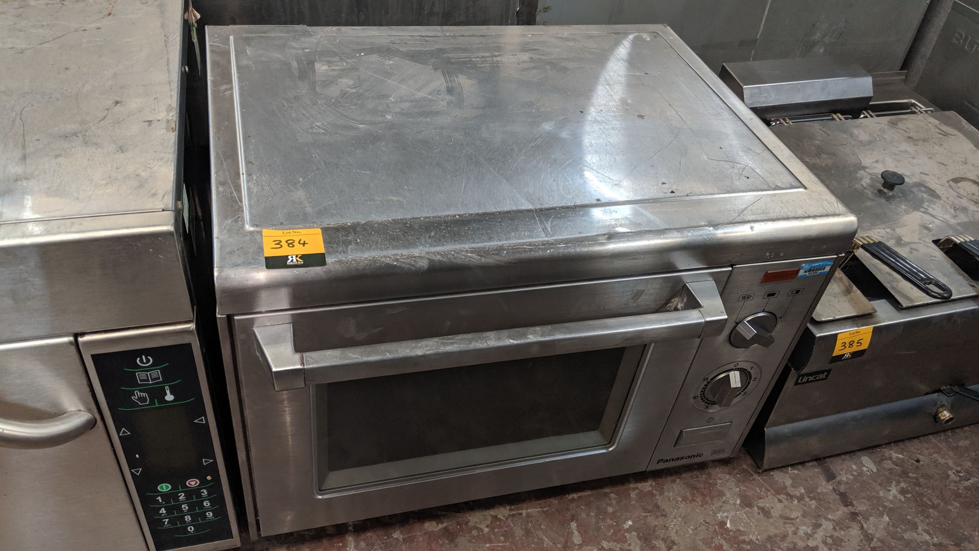 Panasonic 1330 stainless steel large commercial microwave IMPORTANT ...