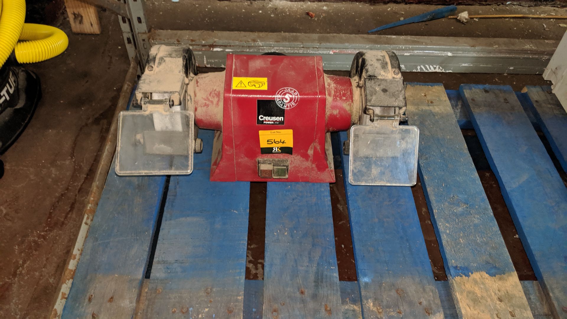 Creusen bench mountable twin grinding wheels IMPORTANT: Please remember ...