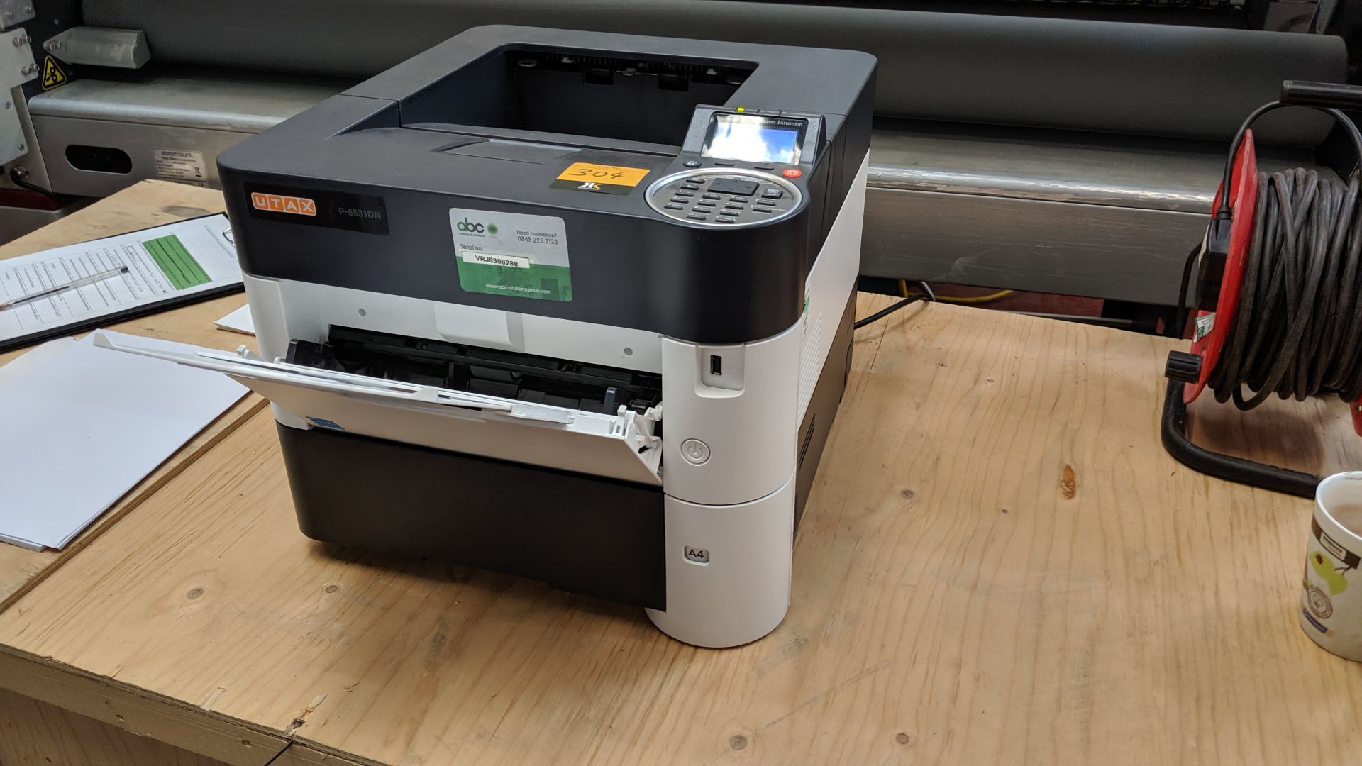 Utax P-5531DN desktop printer, purchased new in July 2018 subject to a ...