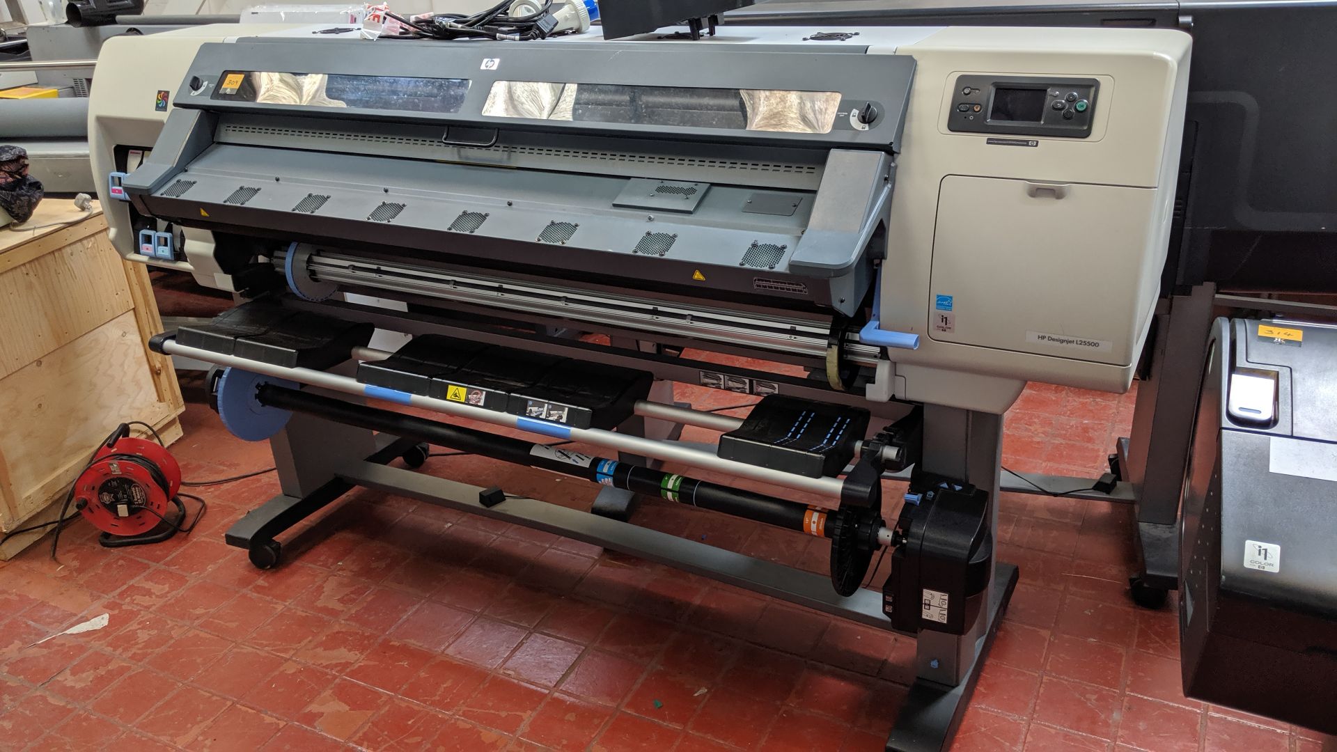 HP DesignJet L25500 wide format latex printer, 60" capacity, product no ...