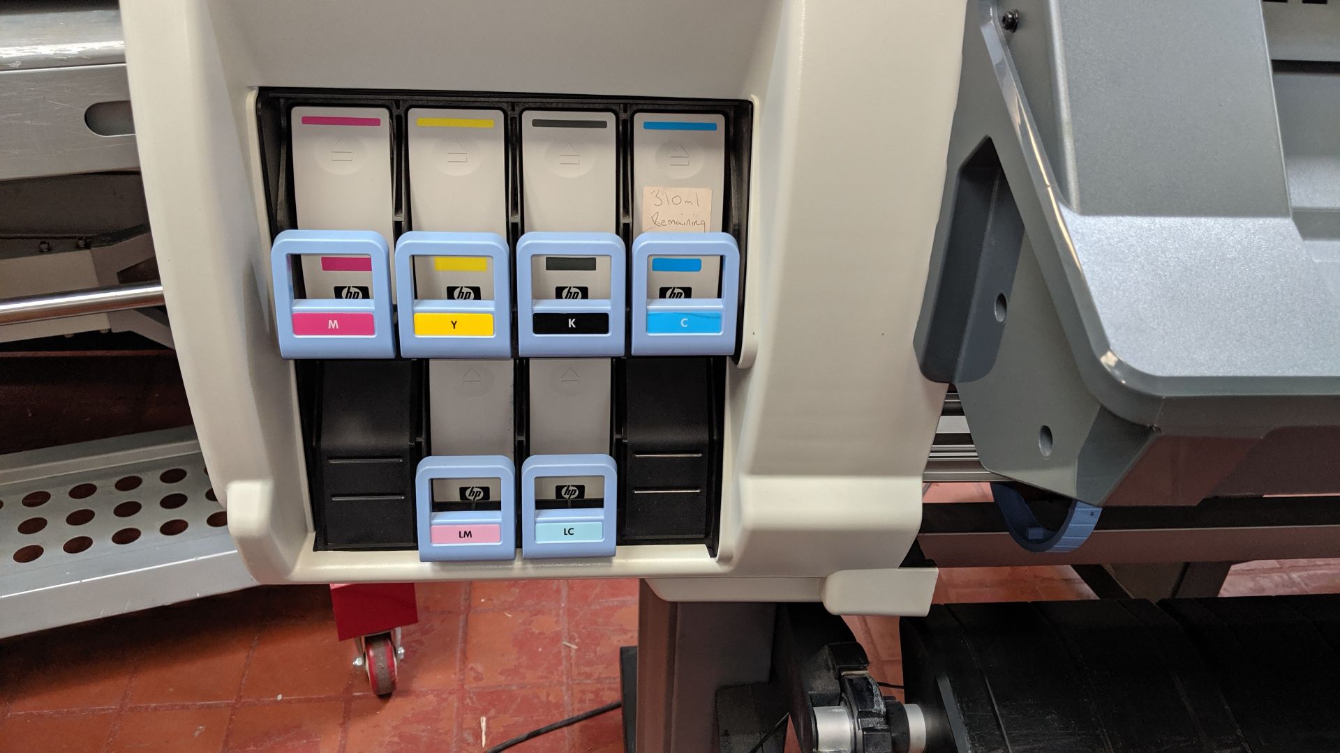 HP DesignJet L25500 wide format latex printer, 60" capacity, product no ...