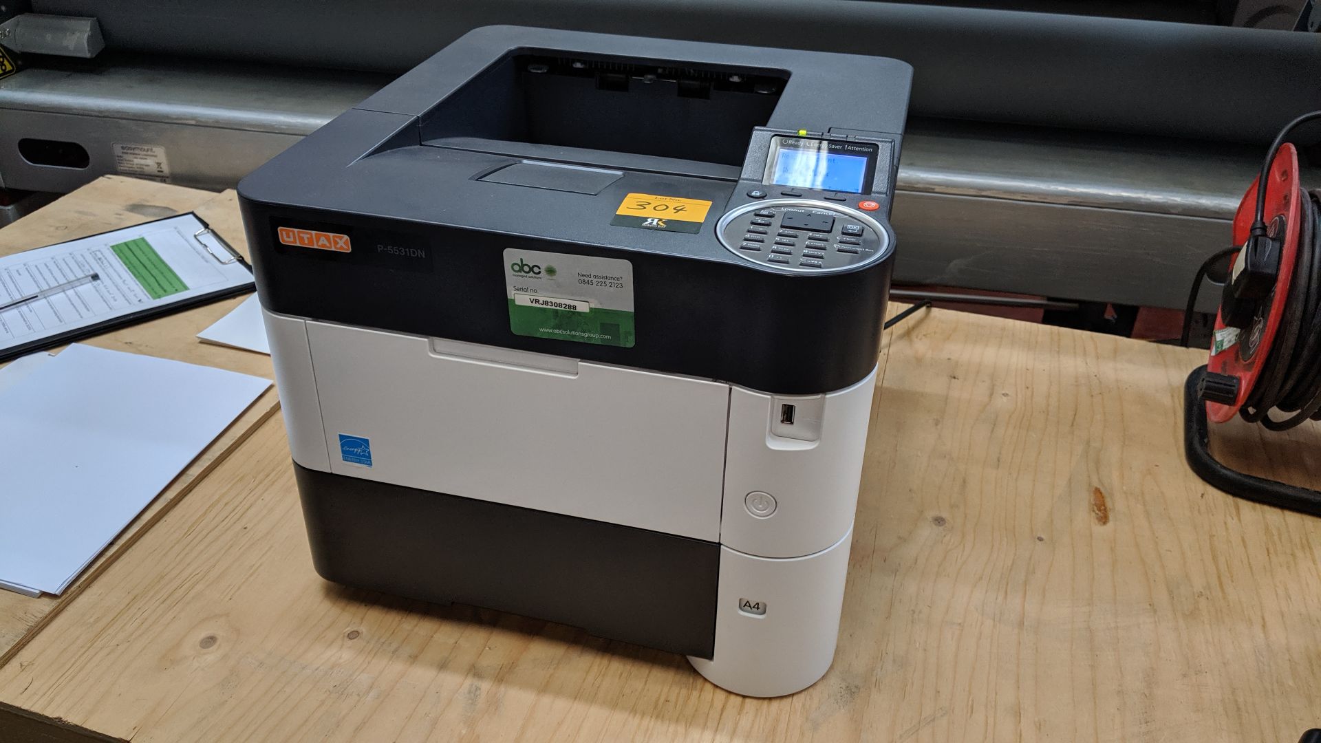 Utax P-5531DN desktop printer, purchased new in July 2018 subject to a ...