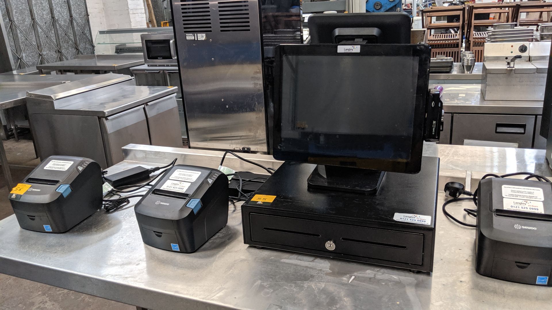 OKPOS Optimus J EPOS terminal comprising touchscreen display, card ...