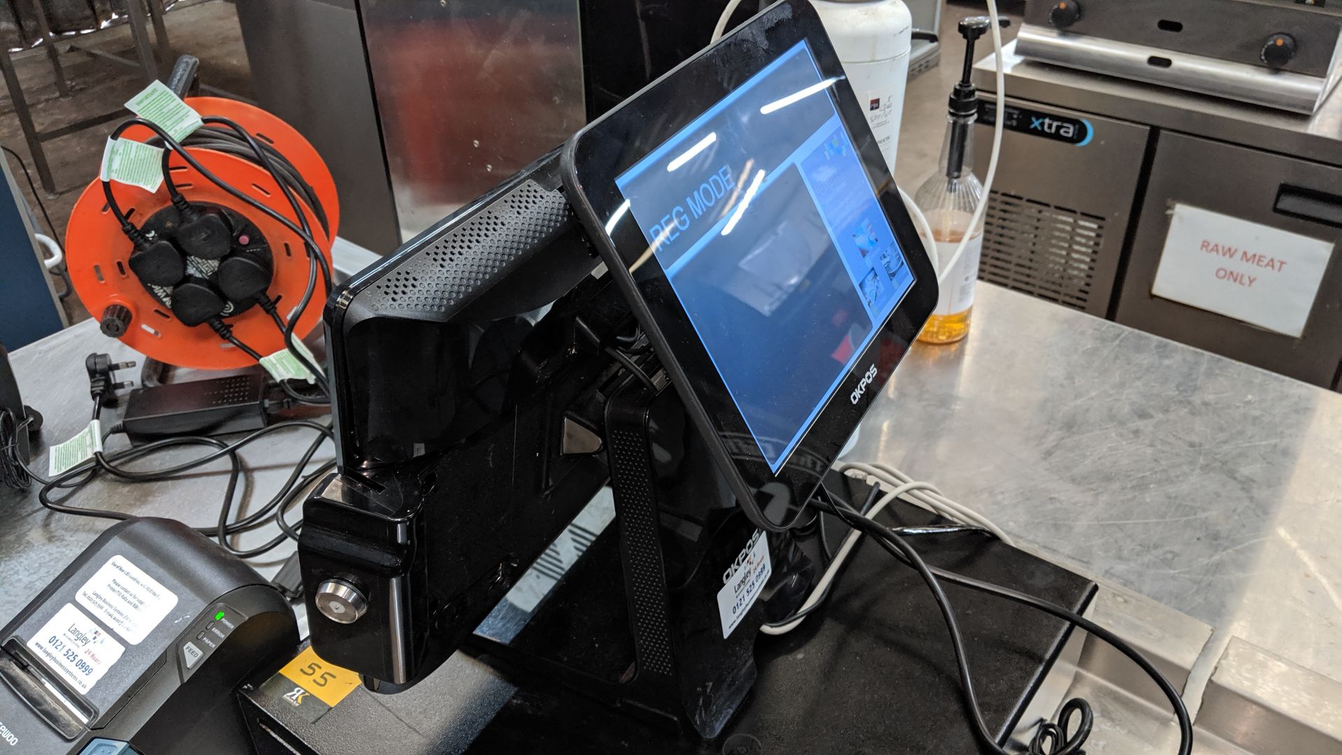 OKPOS Optimus J EPOS terminal comprising touchscreen display, card ...