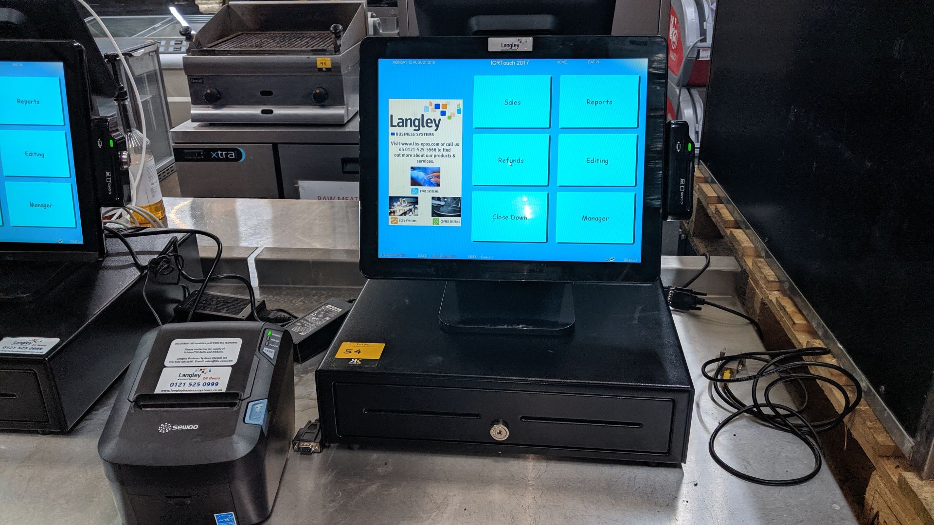 OKPOS Optimus J EPOS terminal comprising touchscreen display, card ...