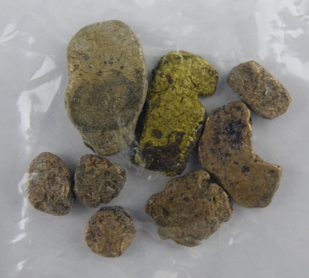 PURE WELSH GOLD FROM THE MAWDDACH RIVER being 8.2 grms of raw twenty ...