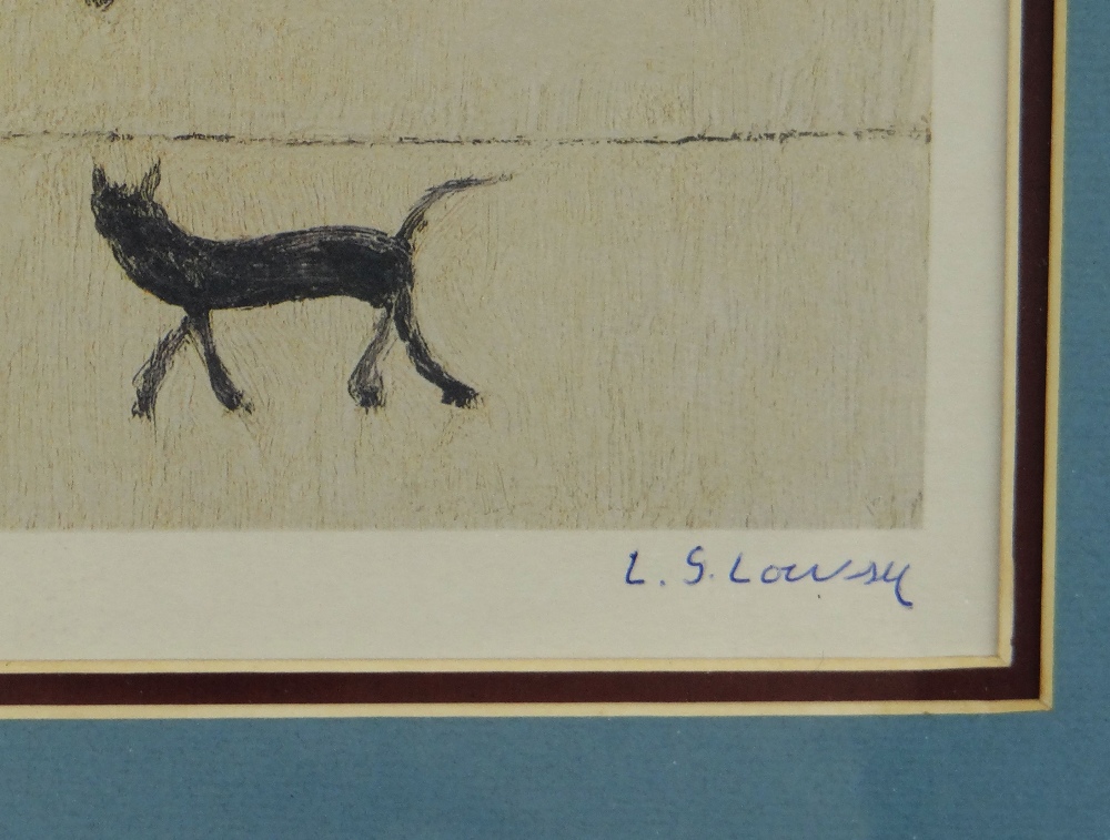 LAURENCE STEPHEN LOWRY (1887-1976) guild stamped print - entitled ...