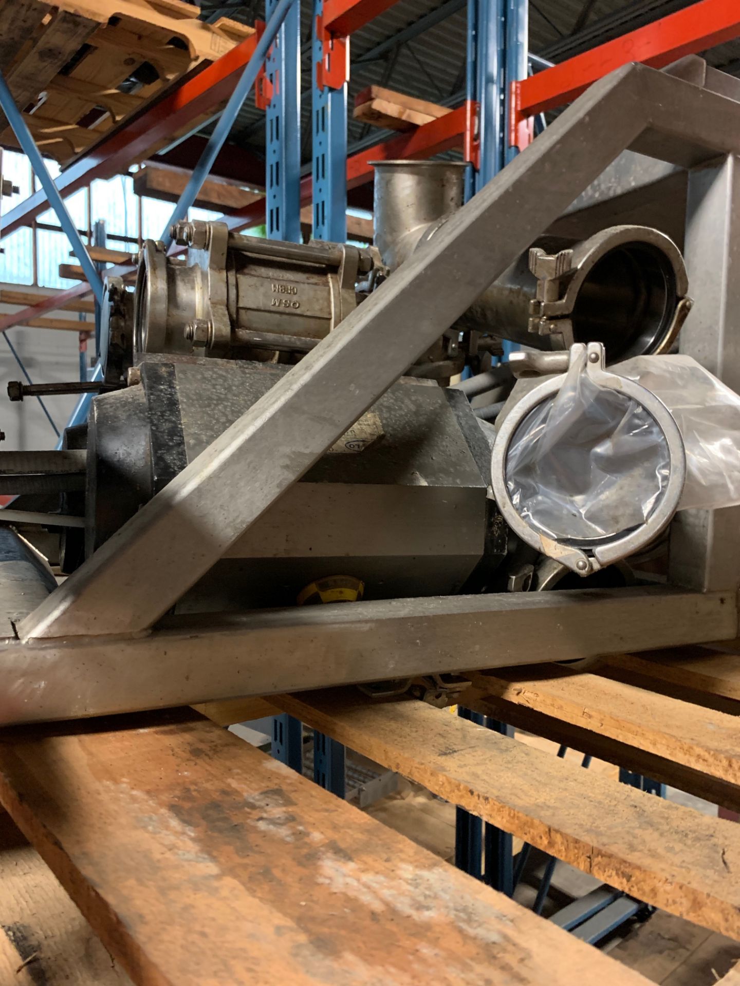 Inline IQ2 4" Flow Through Metal Detector on Stand with Control Valves ...
