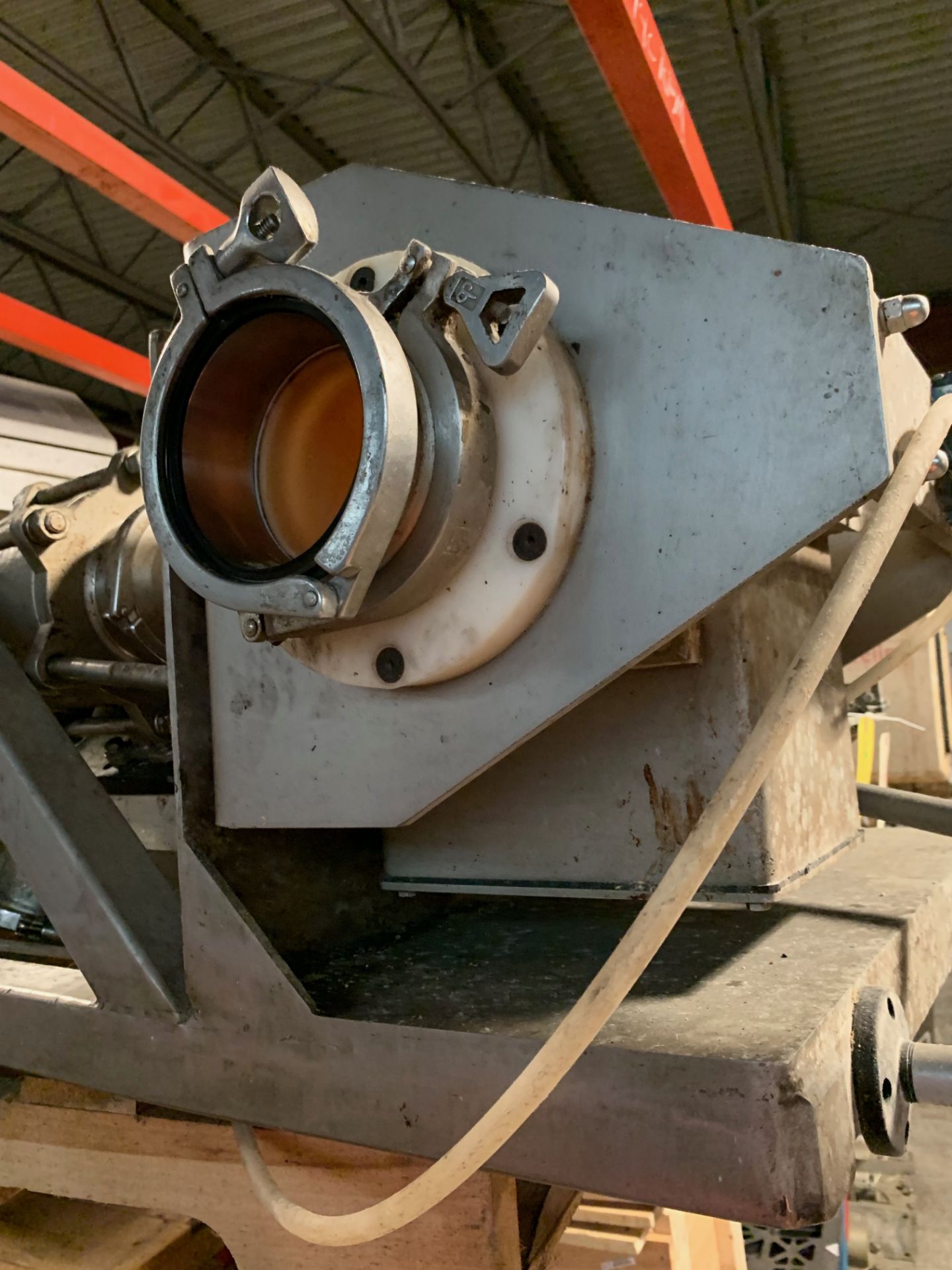 Inline IQ2 4" Flow Through Metal Detector on Stand with Control Valves ...