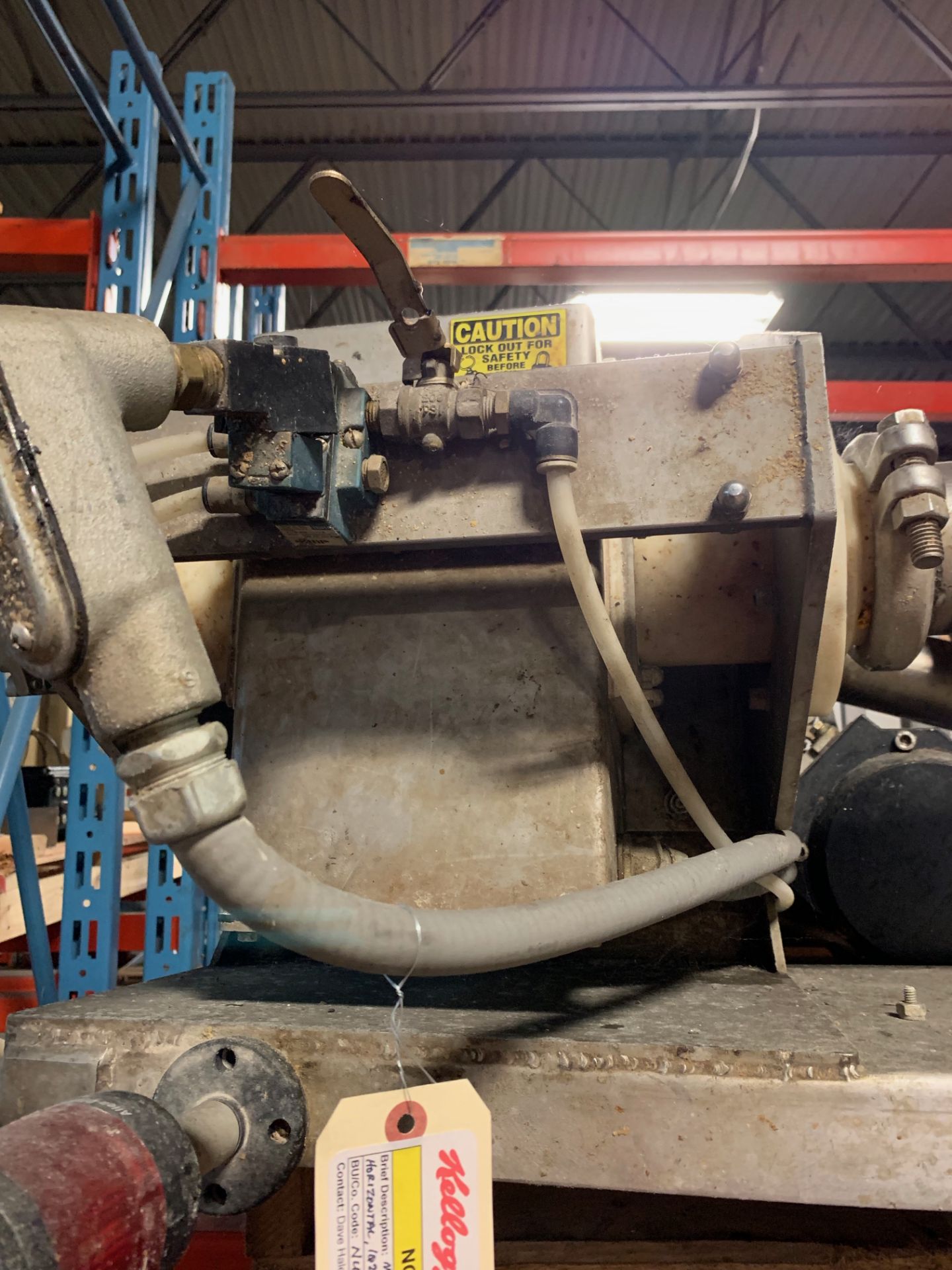 Inline IQ2 4" Flow Through Metal Detector on Stand with Control Valves ...