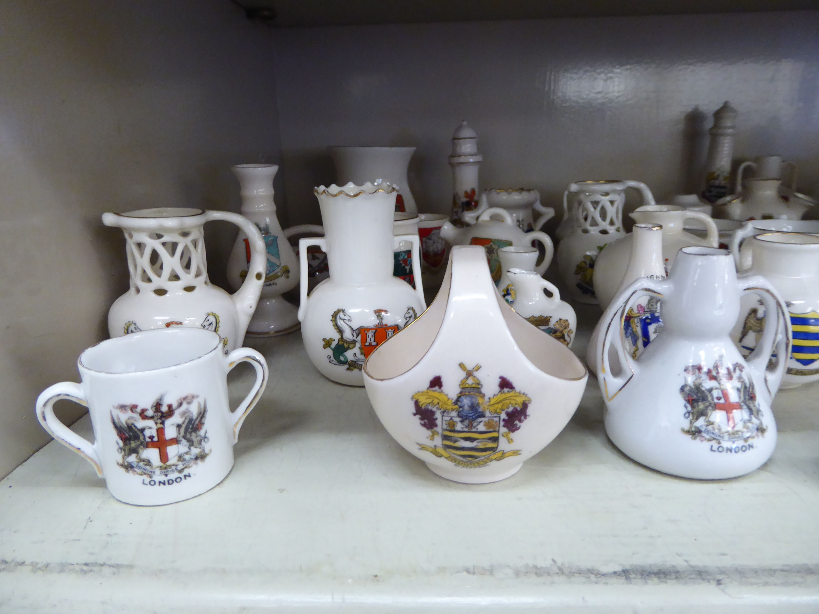 Crested china: to include Carlton Ware, Goss and Helley examples OS1