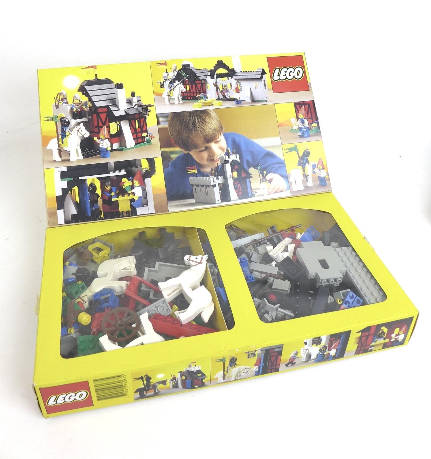 A collection of eleven opened 1980s early 1990s Lego and Technical Lego ...