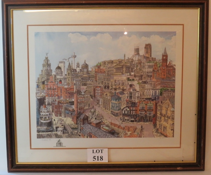 Martin Stuart Moore (95) - 'Memories of Liverpool', pencil signed ...