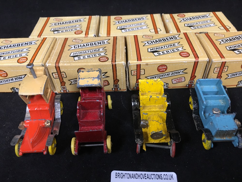 COLLECTION OF CHARBENS MINIATURE SERIES VEHICLES, SEVEN IN ORIGINAL ...