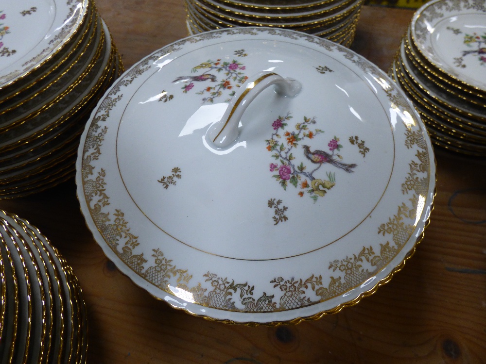 A LARGE LIMOGES PORCELAINE VERITABLE 56 PQZ 81 PIECE DINNER SERVICE.