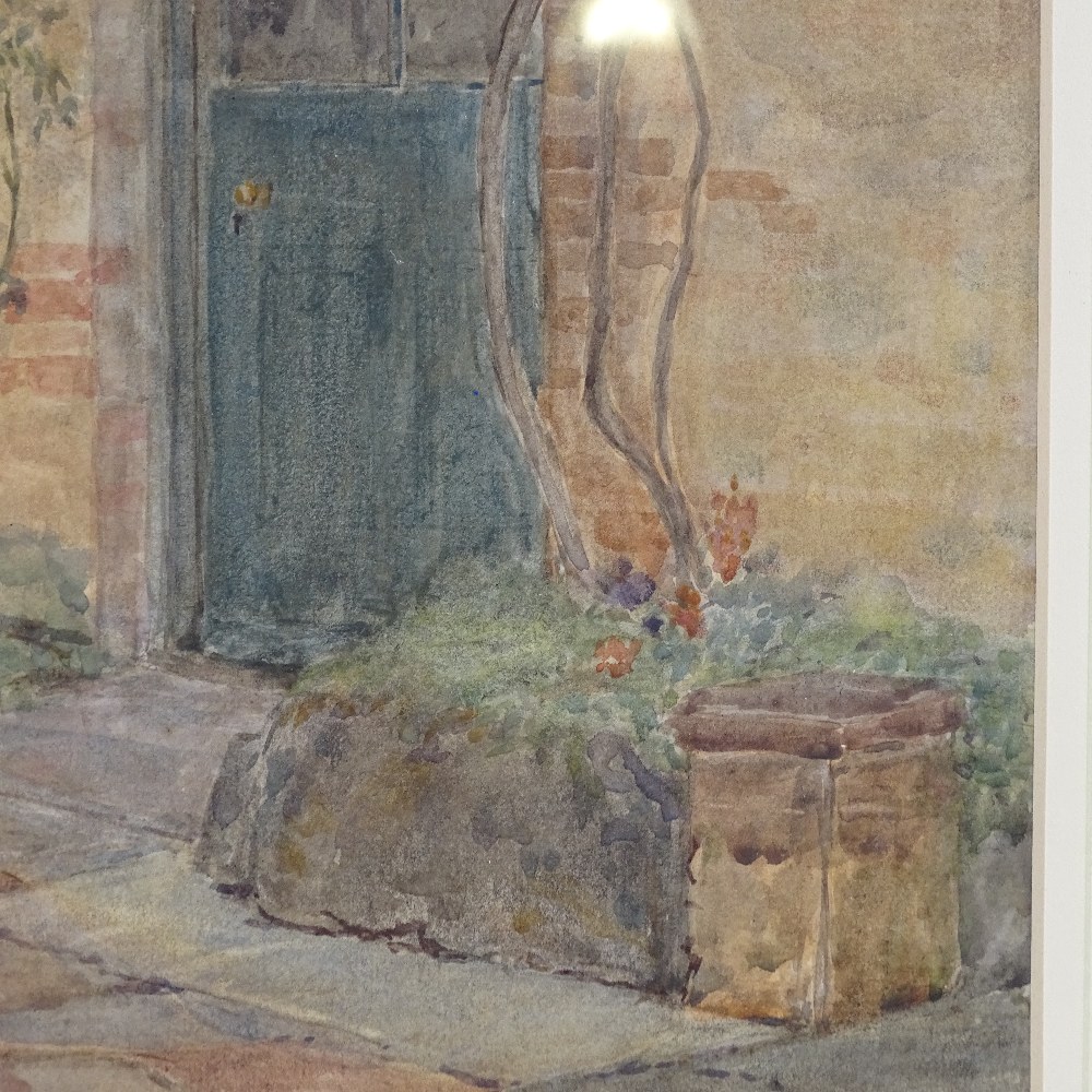 Harold Swanwick (1866 - 1929), watercolour, the artist's house, Twitten ...