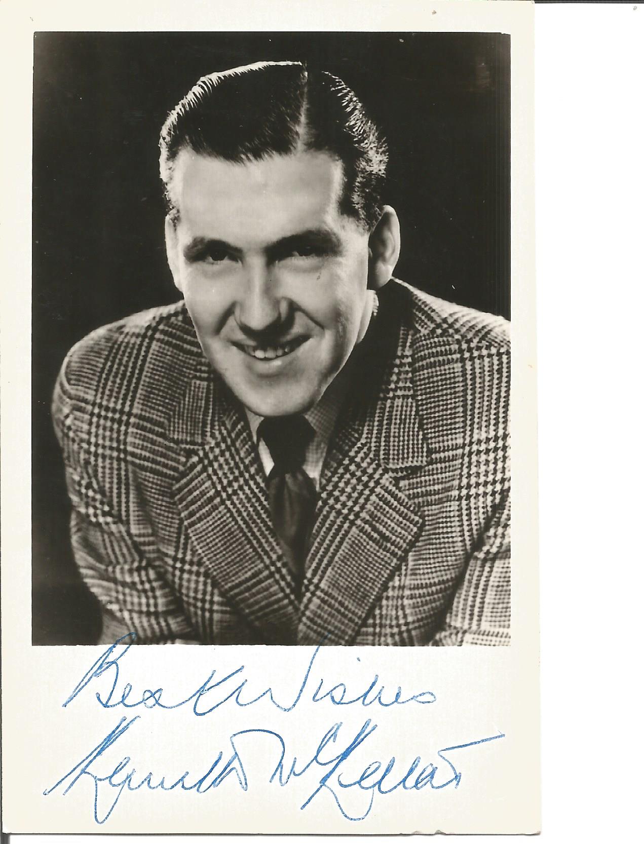 Kenneth Mckellar signed small b/w photo. 23 June 1927 - 9 April 2010 ...