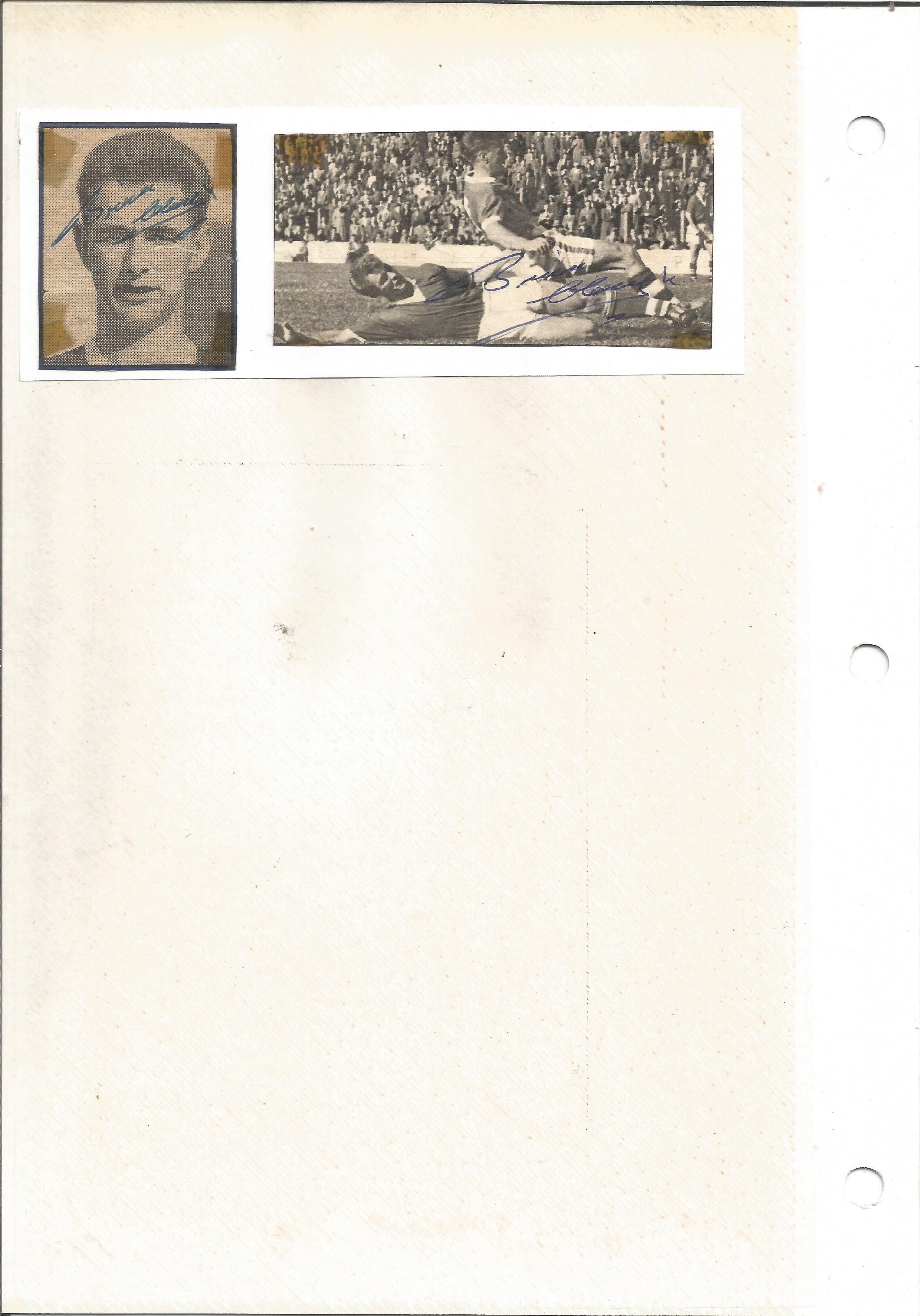 Football legend Brian Clough signature piece five newspaper photo ...