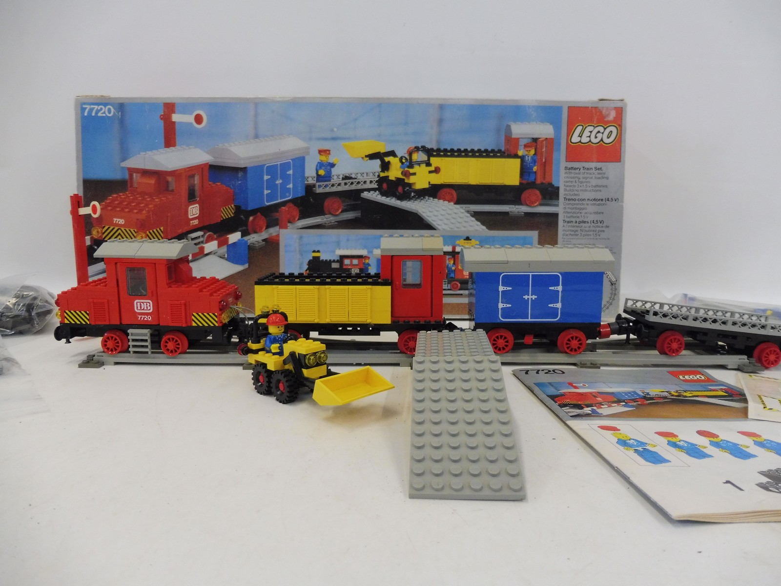 A circa early 1980s boxed Lego battery train set, no 7720, rare in ...