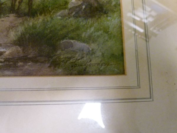 Tom Rowden (1842-1926) - Watercolour - Near Bridestowe, Dartmoor ...