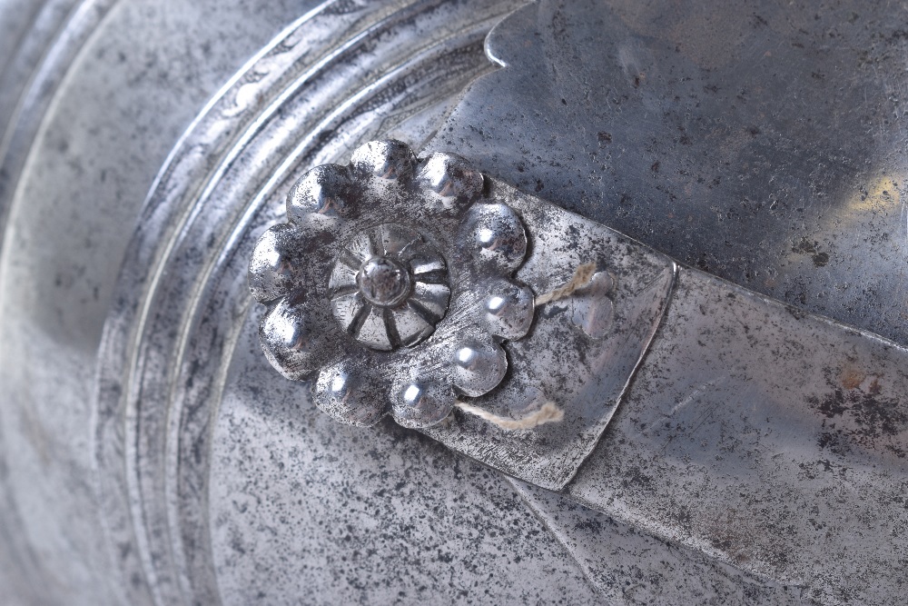 Rare Composite South German Close Helmet c.1540, fluted skull etched ...