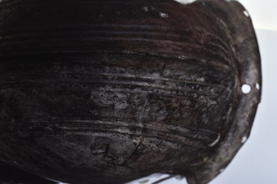 Rare Composite South German Close Helmet c.1540, fluted skull etched ...