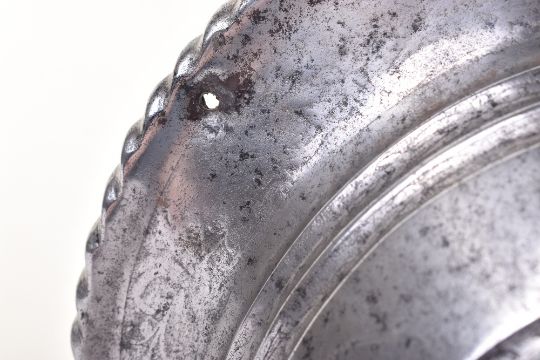 Rare Composite South German Close Helmet c.1540, fluted skull etched ...