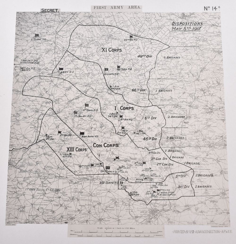 WW1 First Army Administrative Report on the Vimy Ridge Operations Part ...
