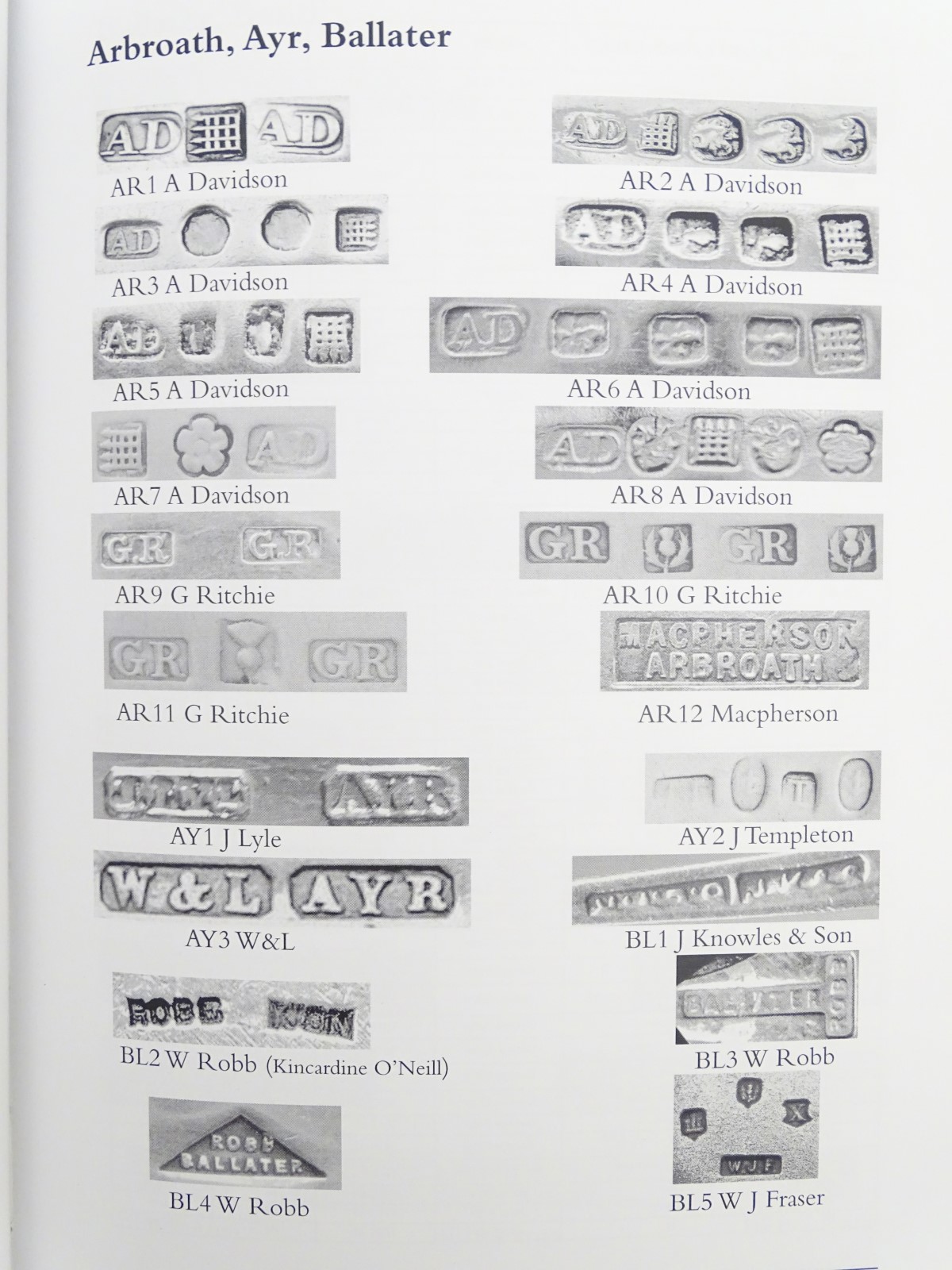 Book: 'Illustrated Directory of Scottish Provincial Silversmiths ...
