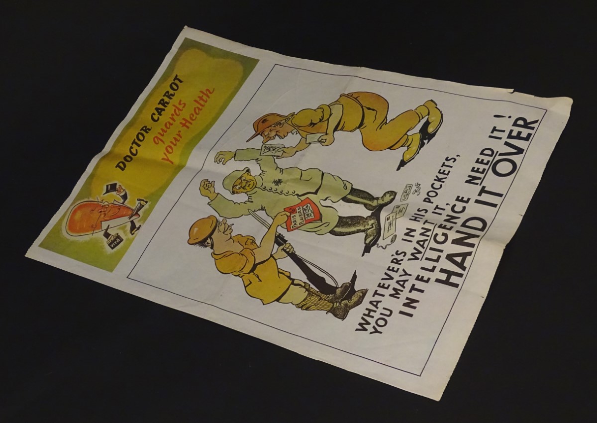Militaria : An Australian WWII Propaganda Poster with 1941 ' Doctor ...