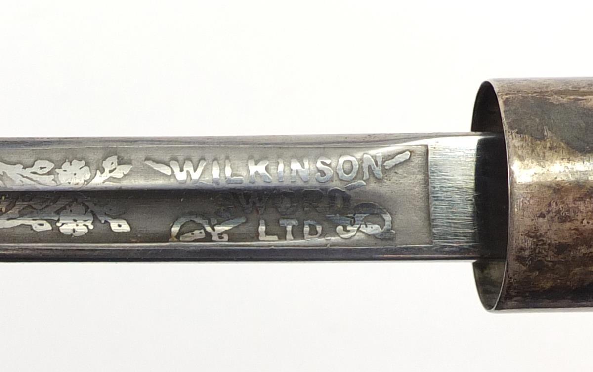 Late 19th century silver mounted sword stick by Wilkinson Sword Limited ...