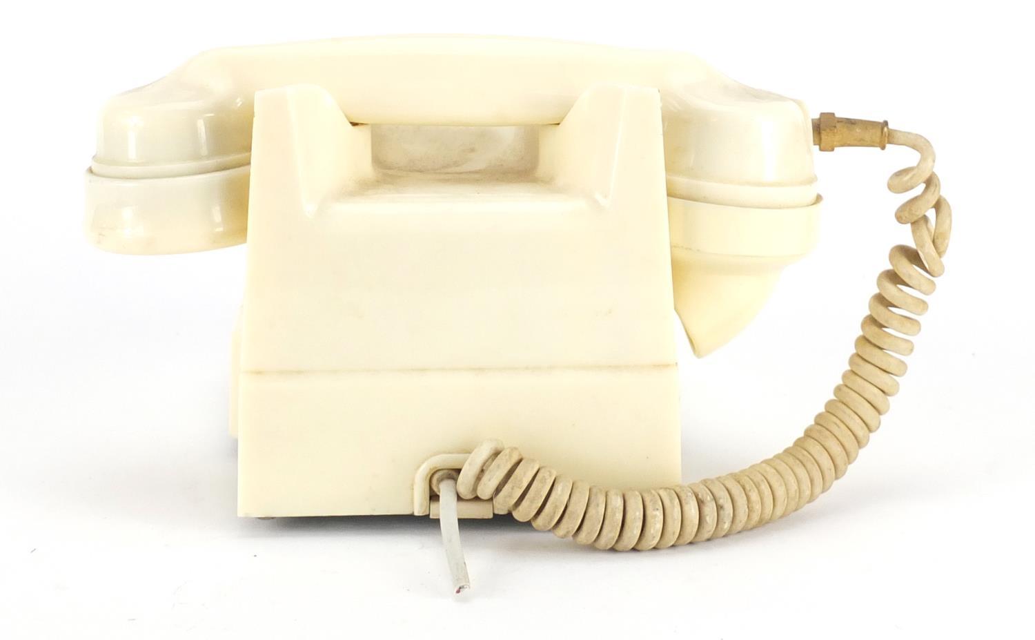 Vintage GPO Bakelite dial telephone in ivory, 14cm high :For Further ...