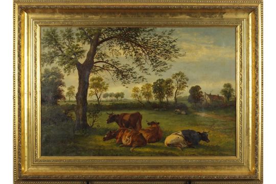 William P Cartwright - Scene near Solihull, 19th century oil on canvas ...