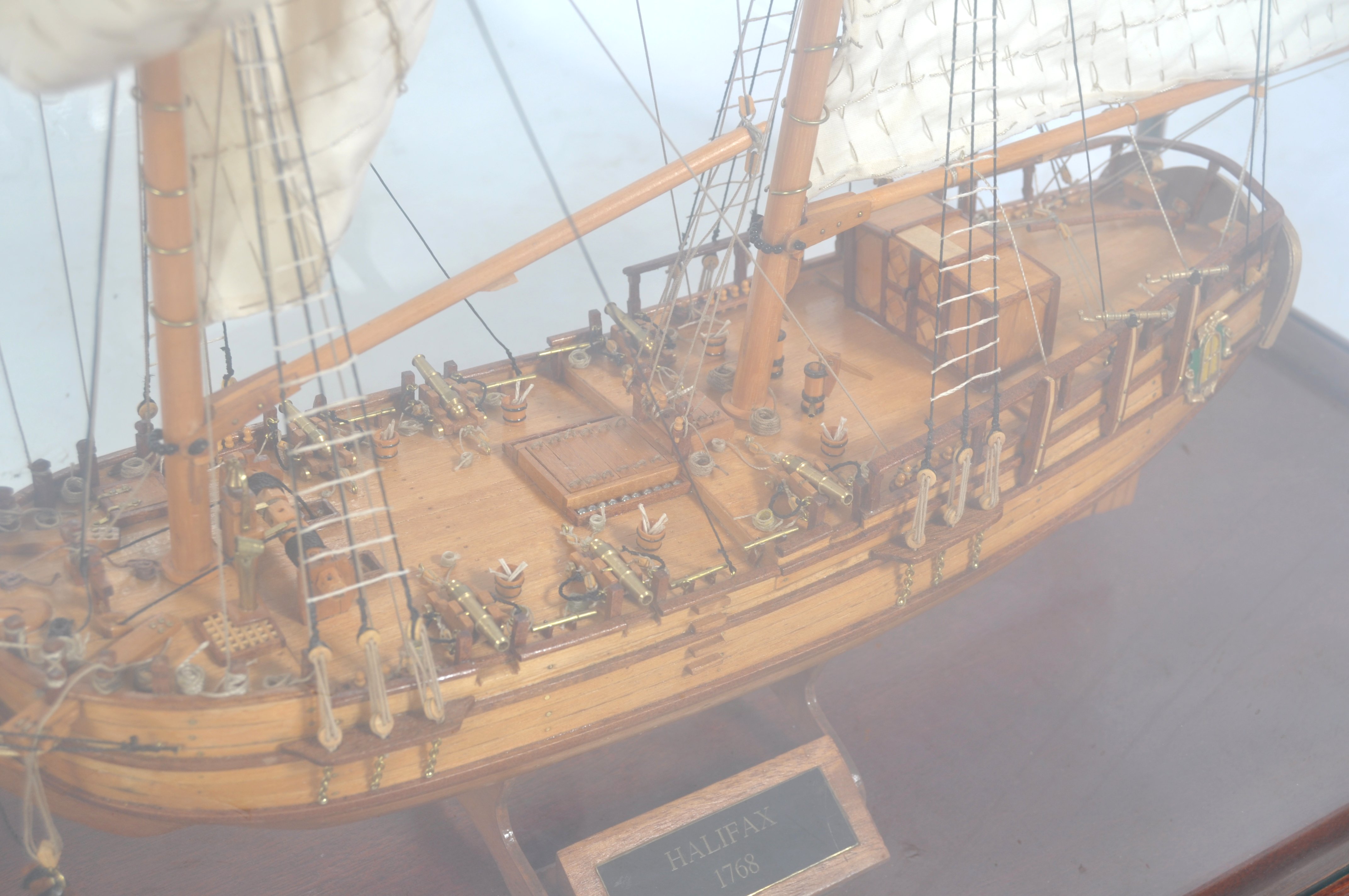 An incredible museum quality large scale kit built model of the ship ...
