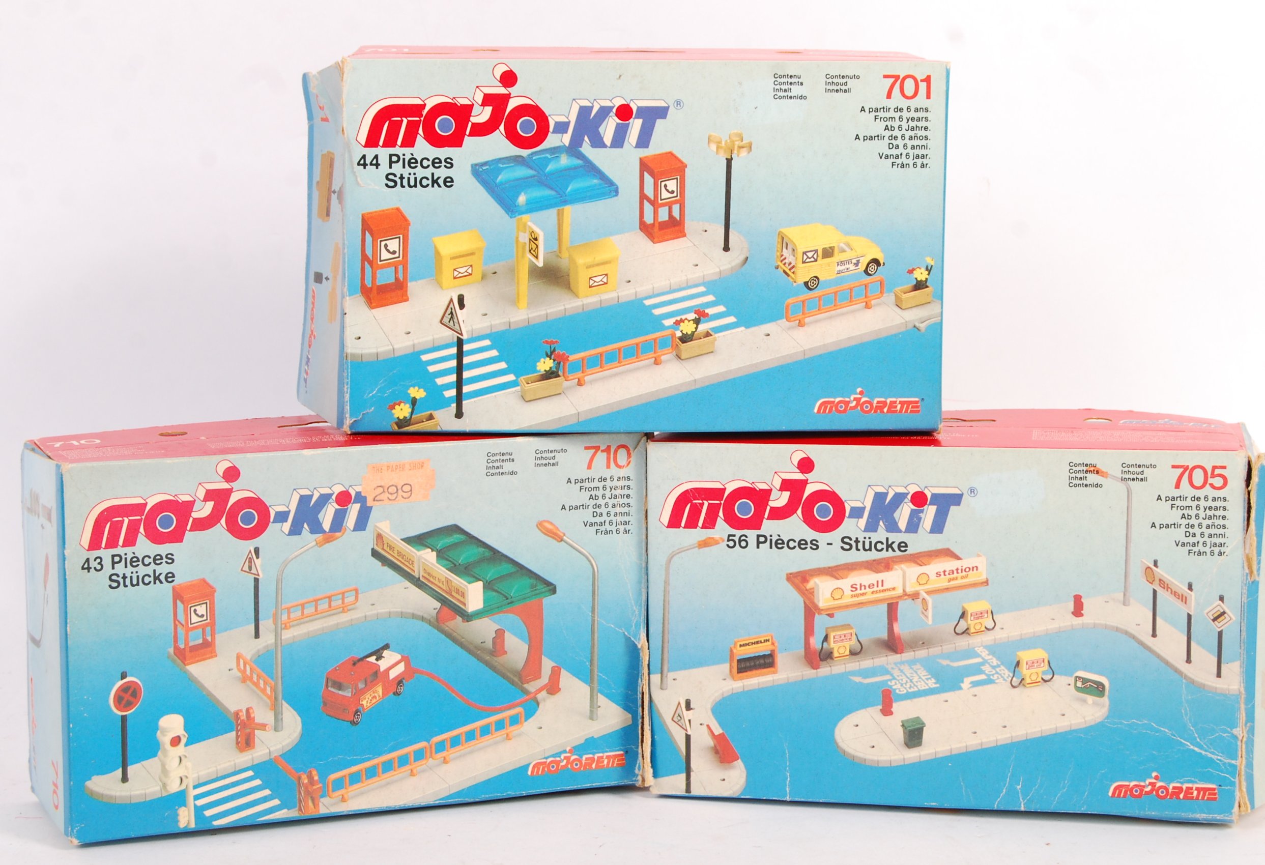COLLECTION OF VINTAGE MAJORETTE ' MAJO-KIT ' DIECAST MODEL SETS ...