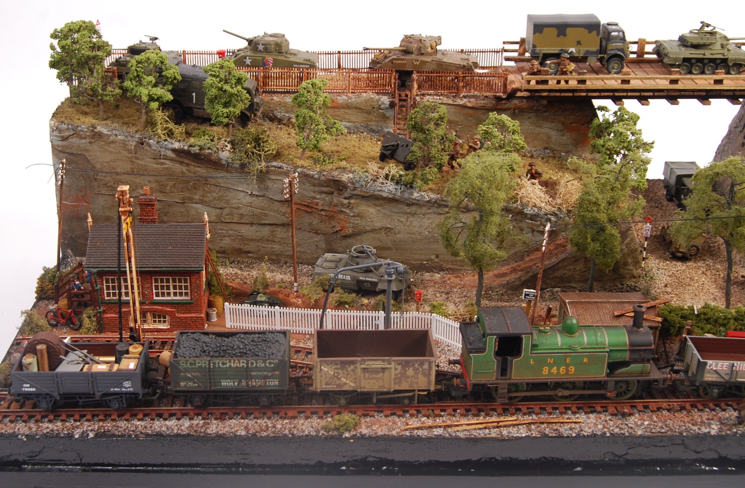 An incredible large museum quality WWII Second World War model diorama ...