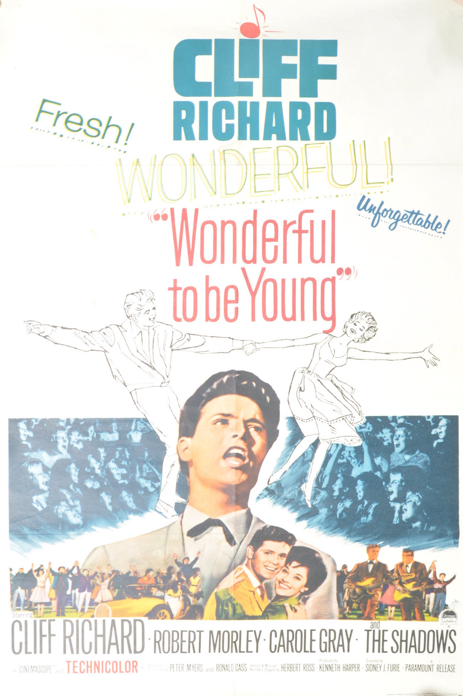 A collection of original vintage 1960's Cliff Richard film movie ...