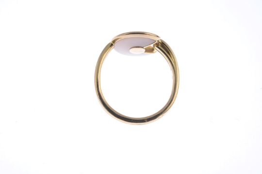 CARTIER - a 'amulette de cartier' diamond and opal ring. The brilliant ...