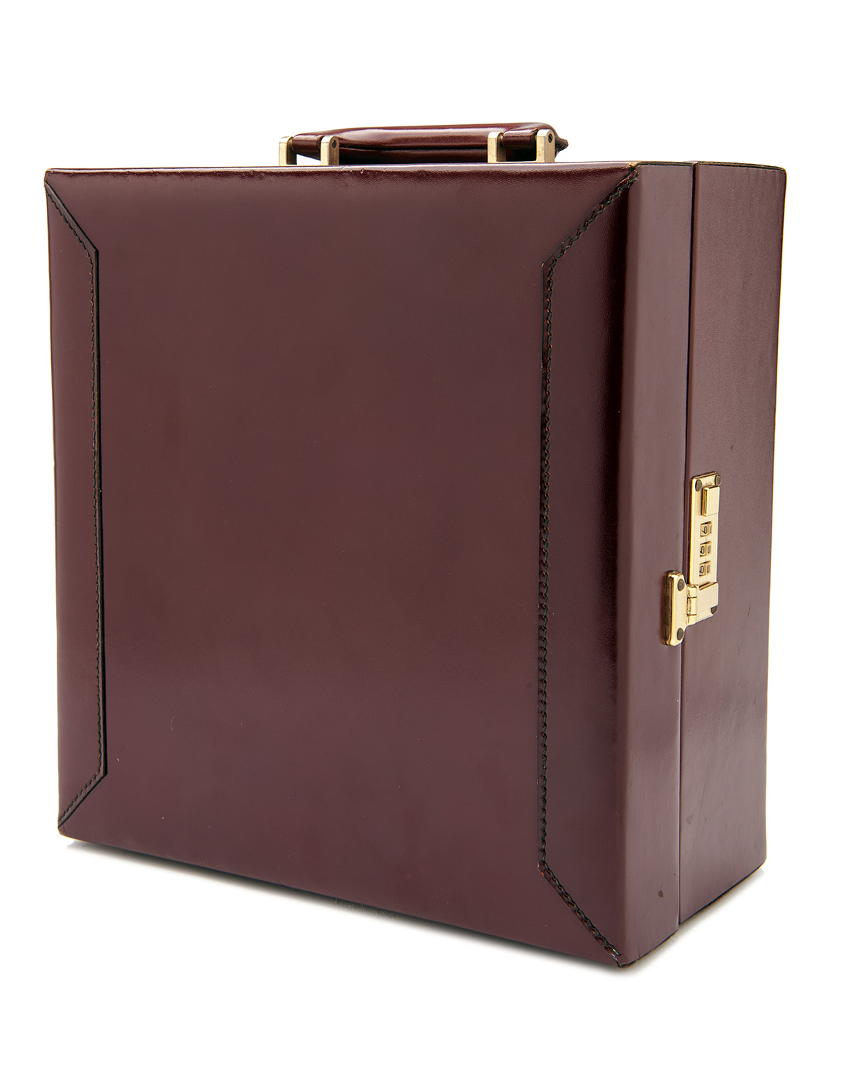 PAPWORTH FINEST LEATHER LUGGAGEA LEATHER CASED DRINKS TRAVEL BAR,fitted ...