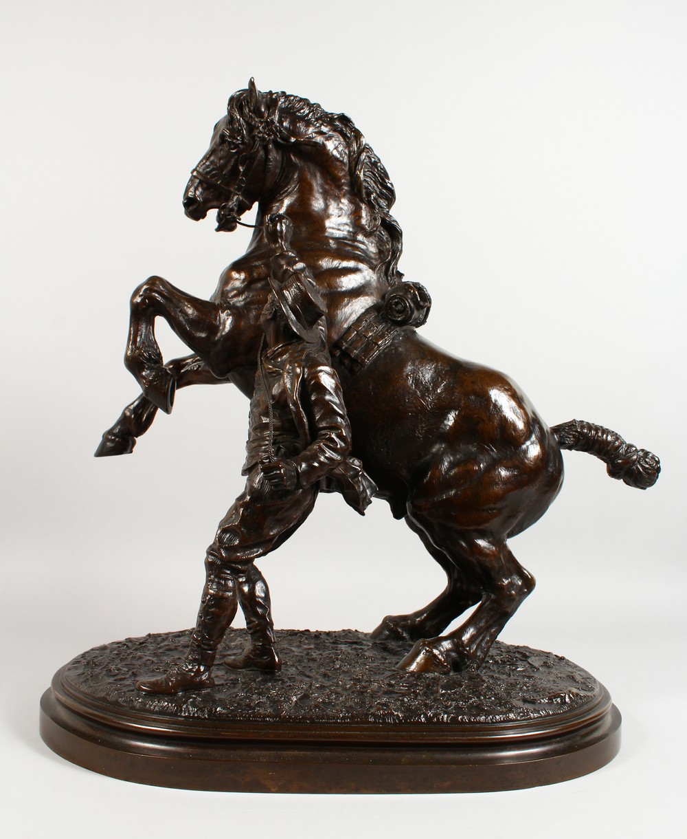 SIR JOSEPH EDGAR BOEHM 1834-1890 STALLION WITH GROOM. Sir Joseph Edgar ...