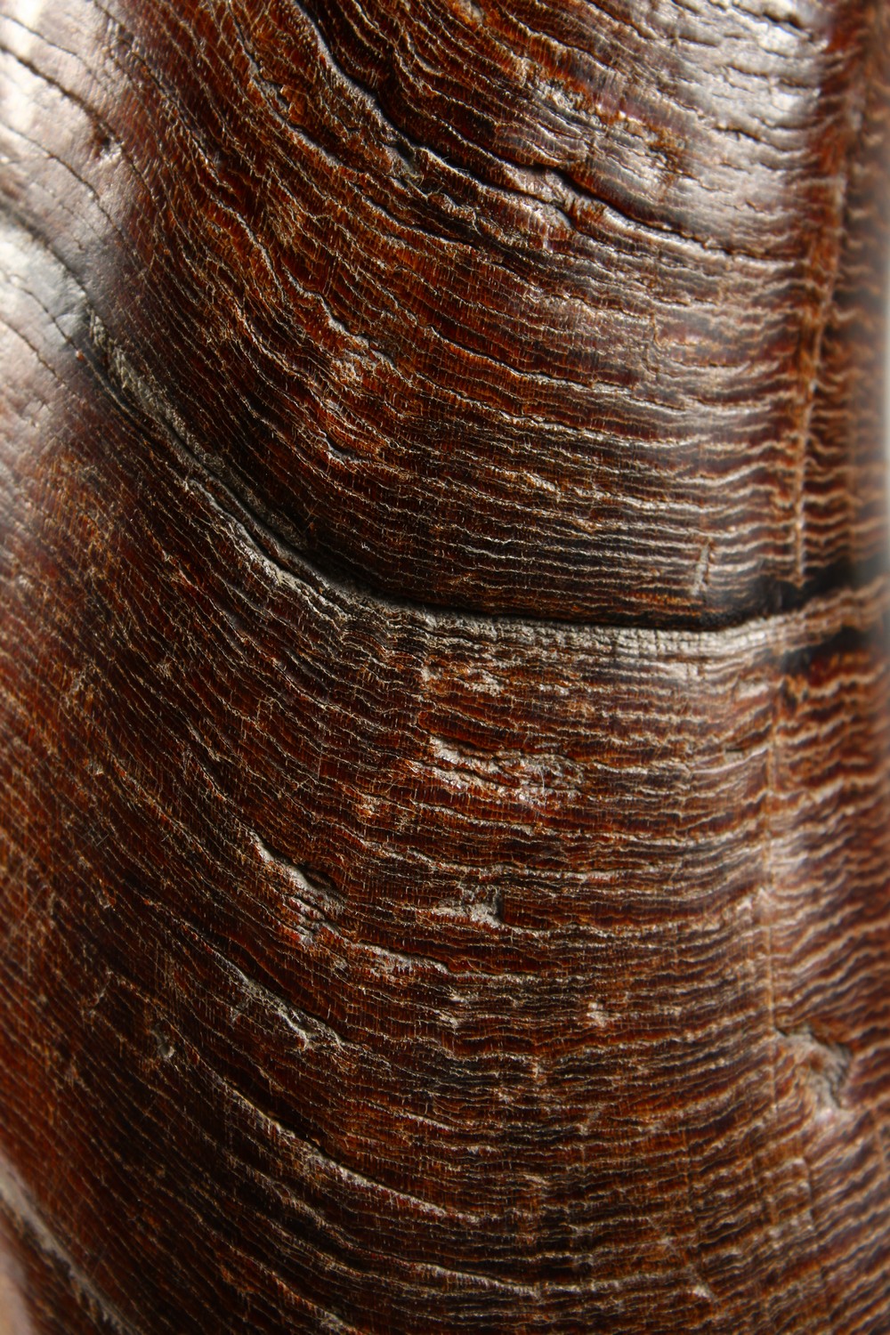 A 19TH / 20TH CENTURY CARVED CHINESE HORN OF BUDDHA, possibly rhino ...