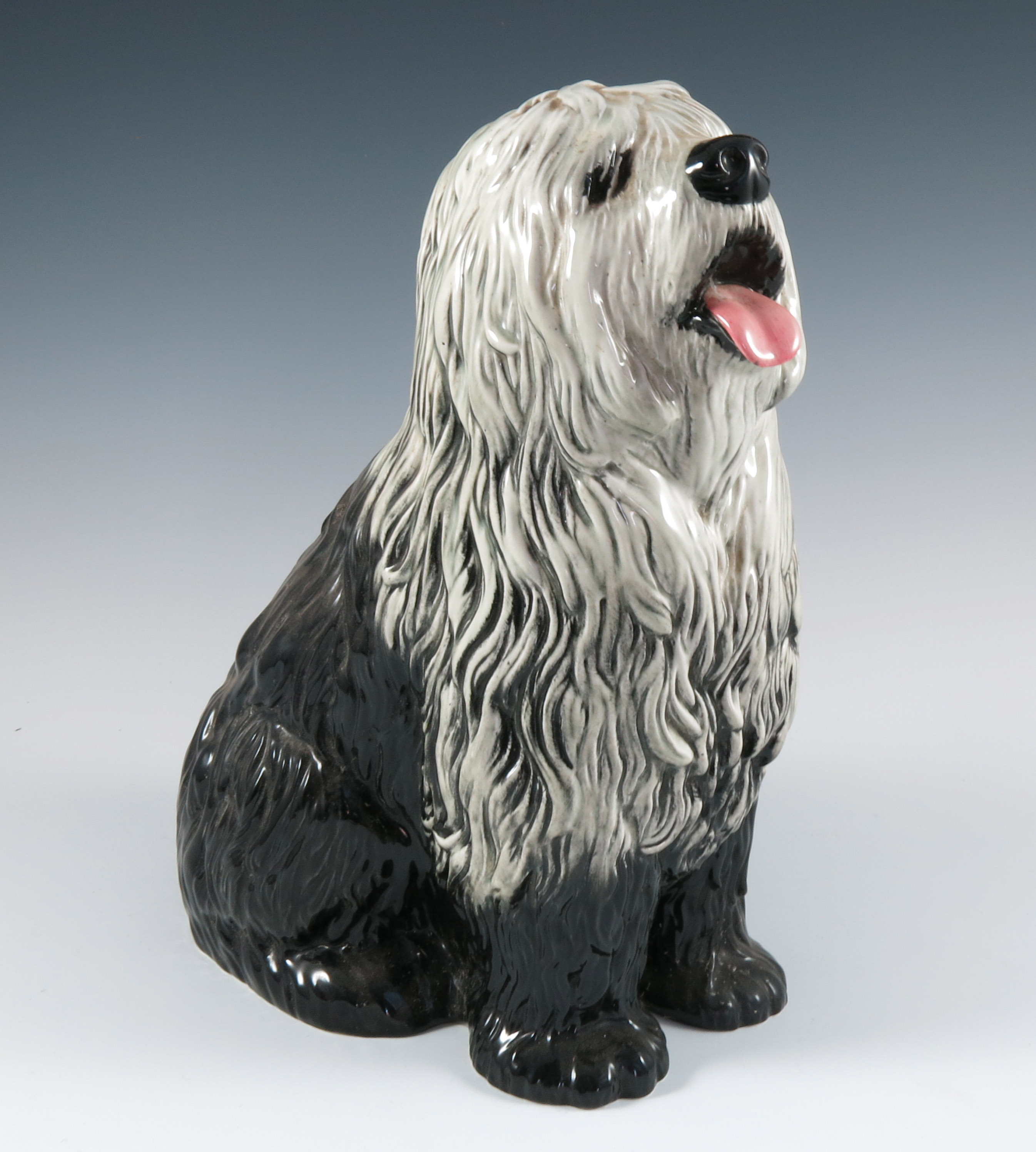 BESWICK OLD ENGLISH SHEEPDOG, LARGE FIRESIDE MODEL STAMPED 2232, APPROX ...