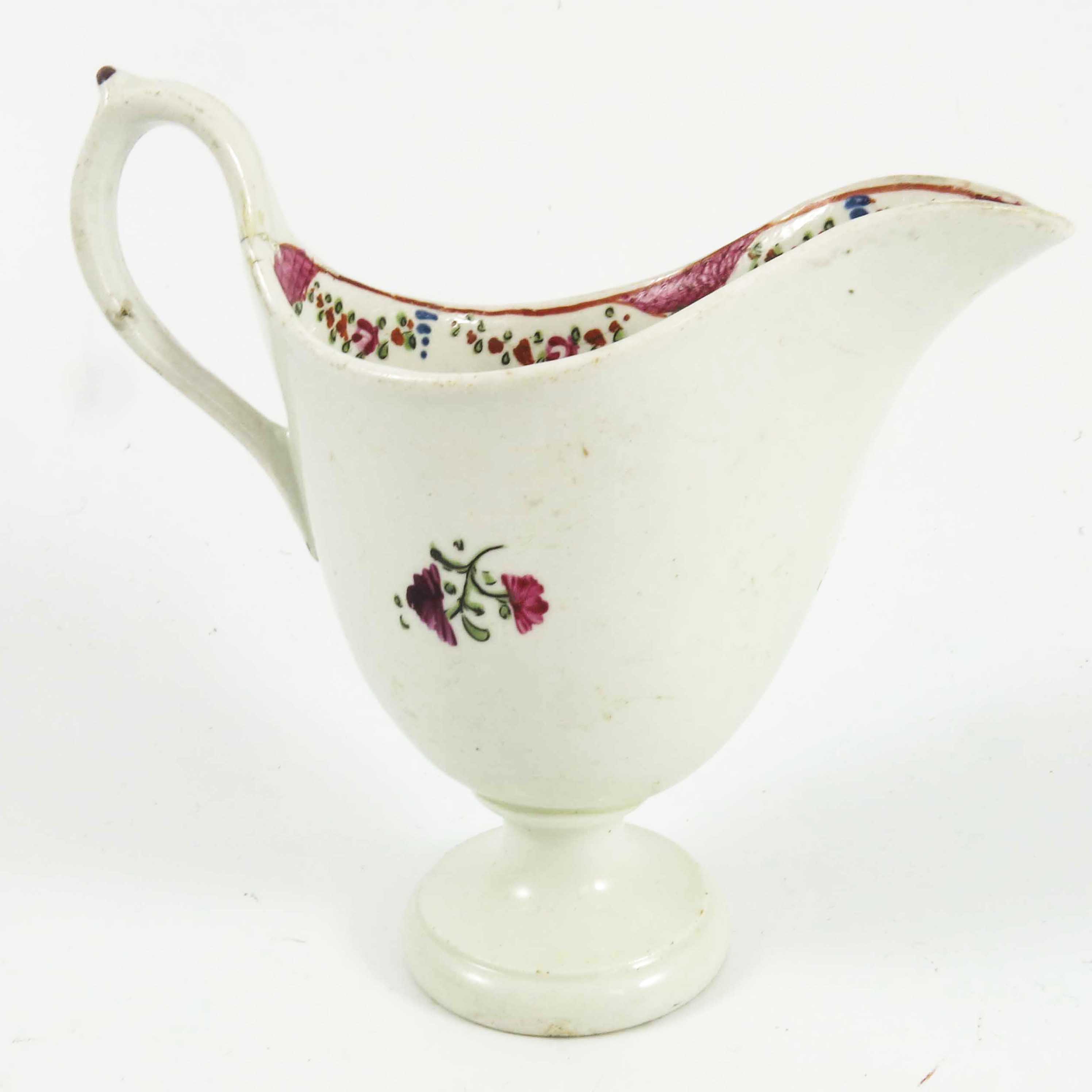 A COLLECTION OF 19th CENTURY ENGLISH PORCELAIN TEA BOWLS, SLOP BOWL AND ...