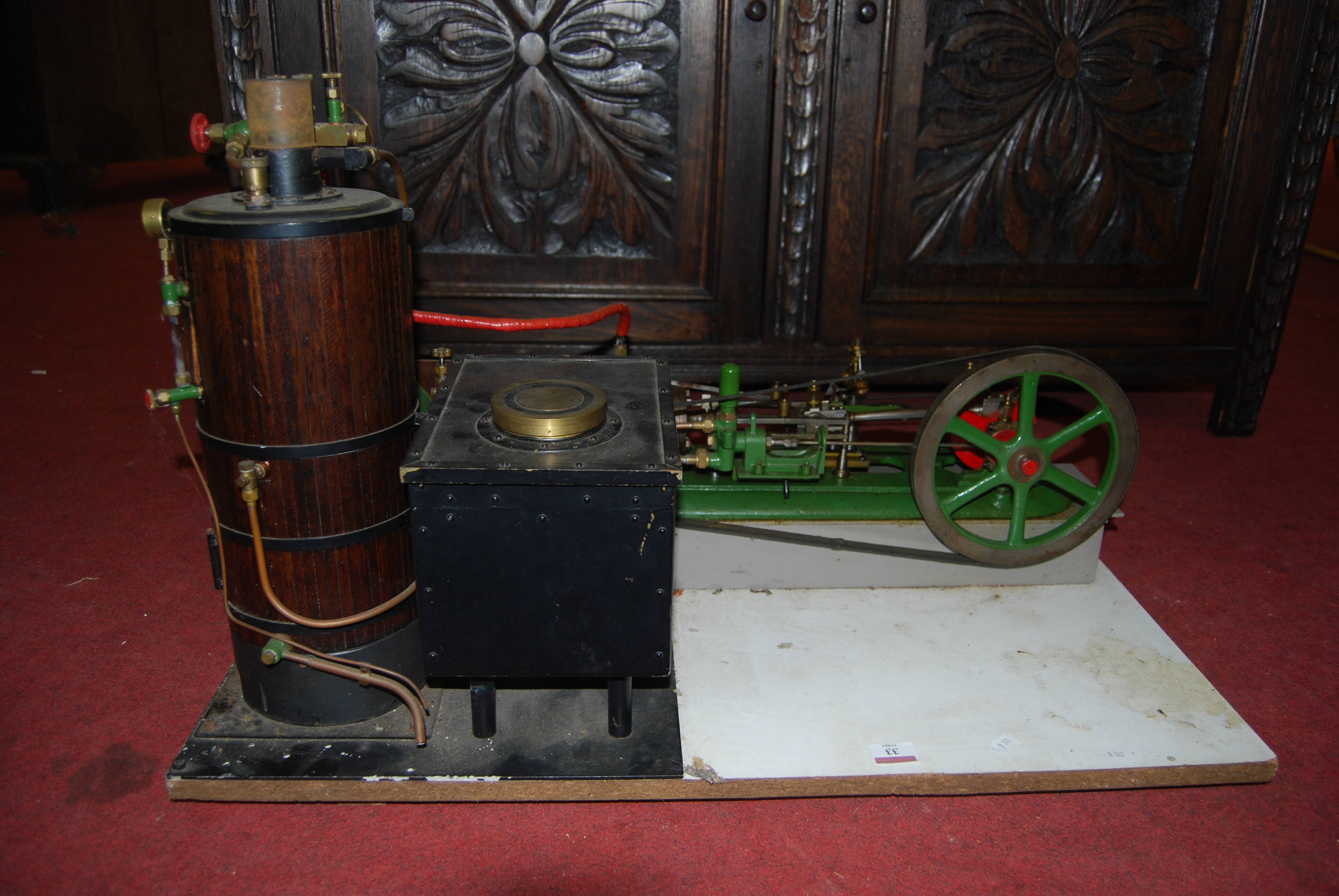 A Stuart Turner and other components live steam stationary steam plant ...
