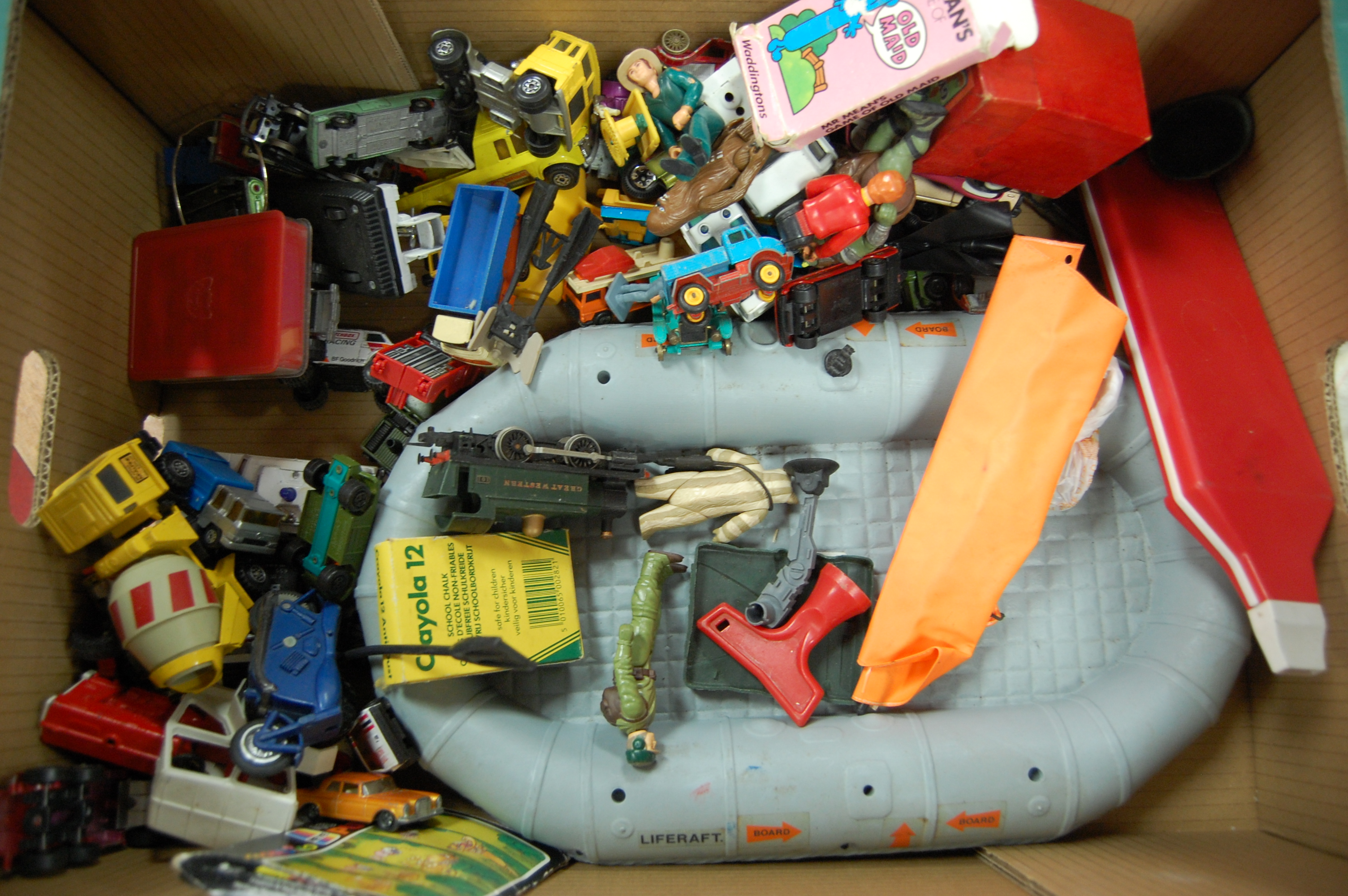 A collection of various 20th century toys to include Action Man ...