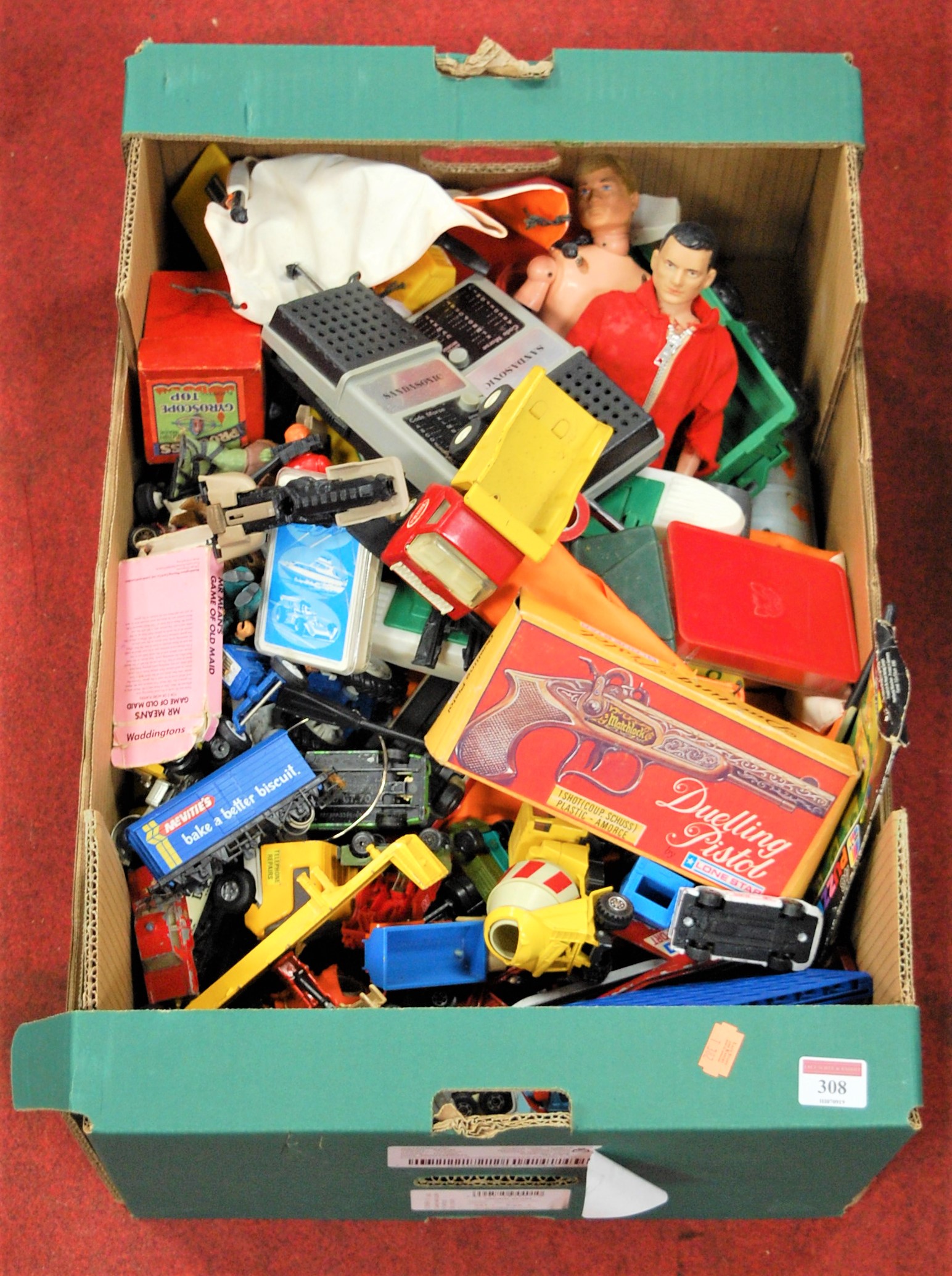 A collection of various 20th century toys to include Action Man ...