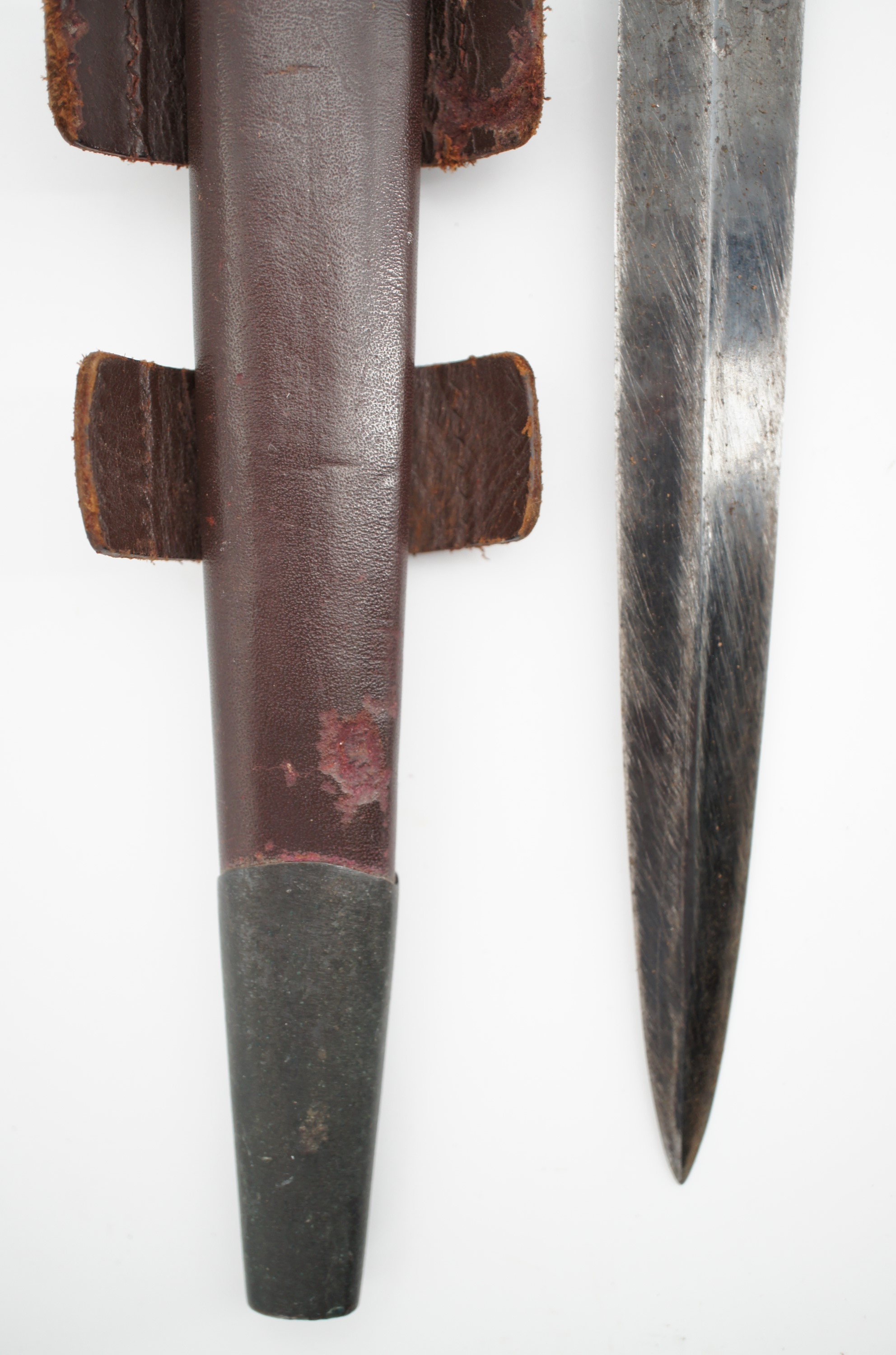 A Fairbairn Sykes / FS third pattern fighting knife, the blade bearing ...