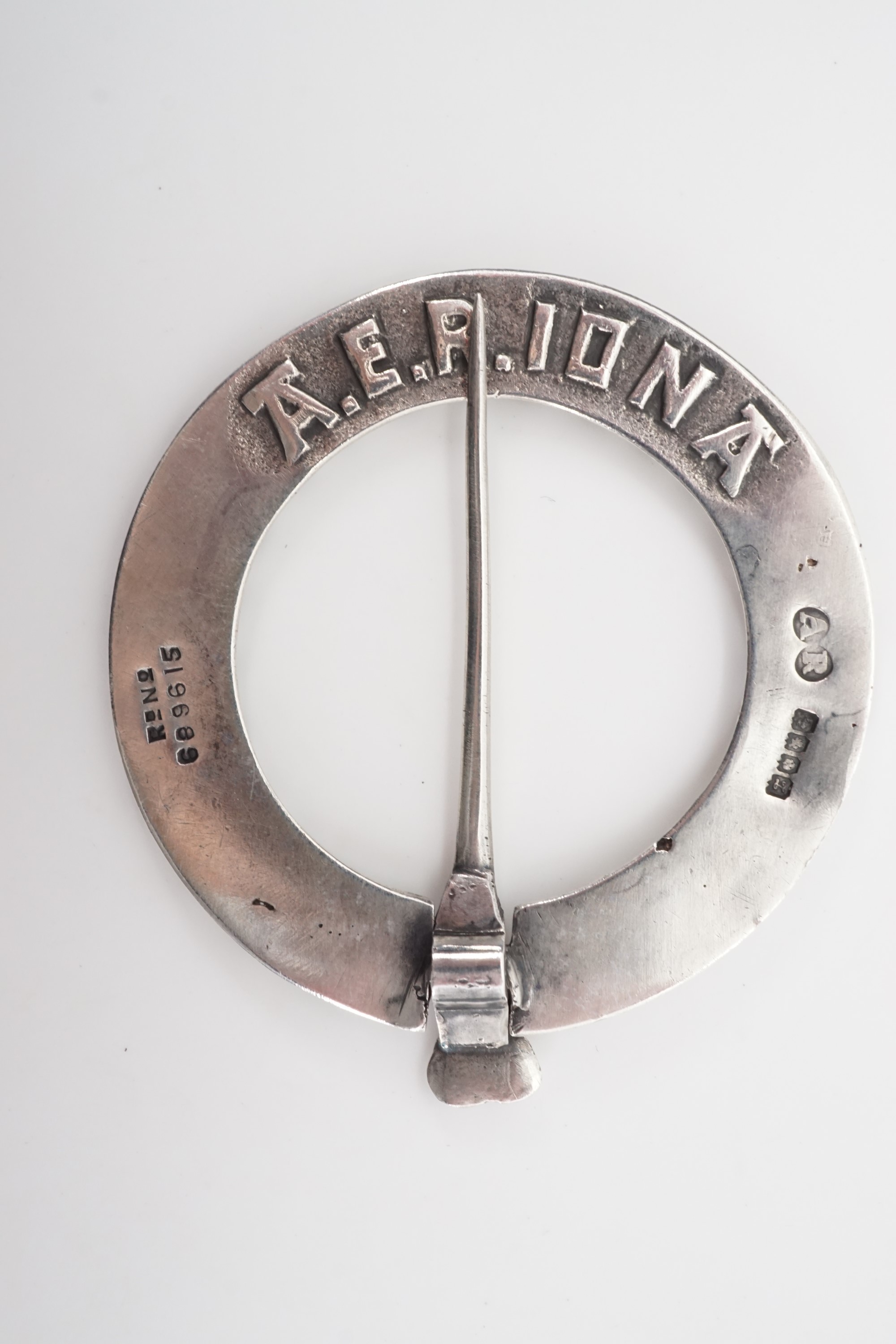 An Alexander Ritchie Iona Scottish silver penannular type brooch, of ...