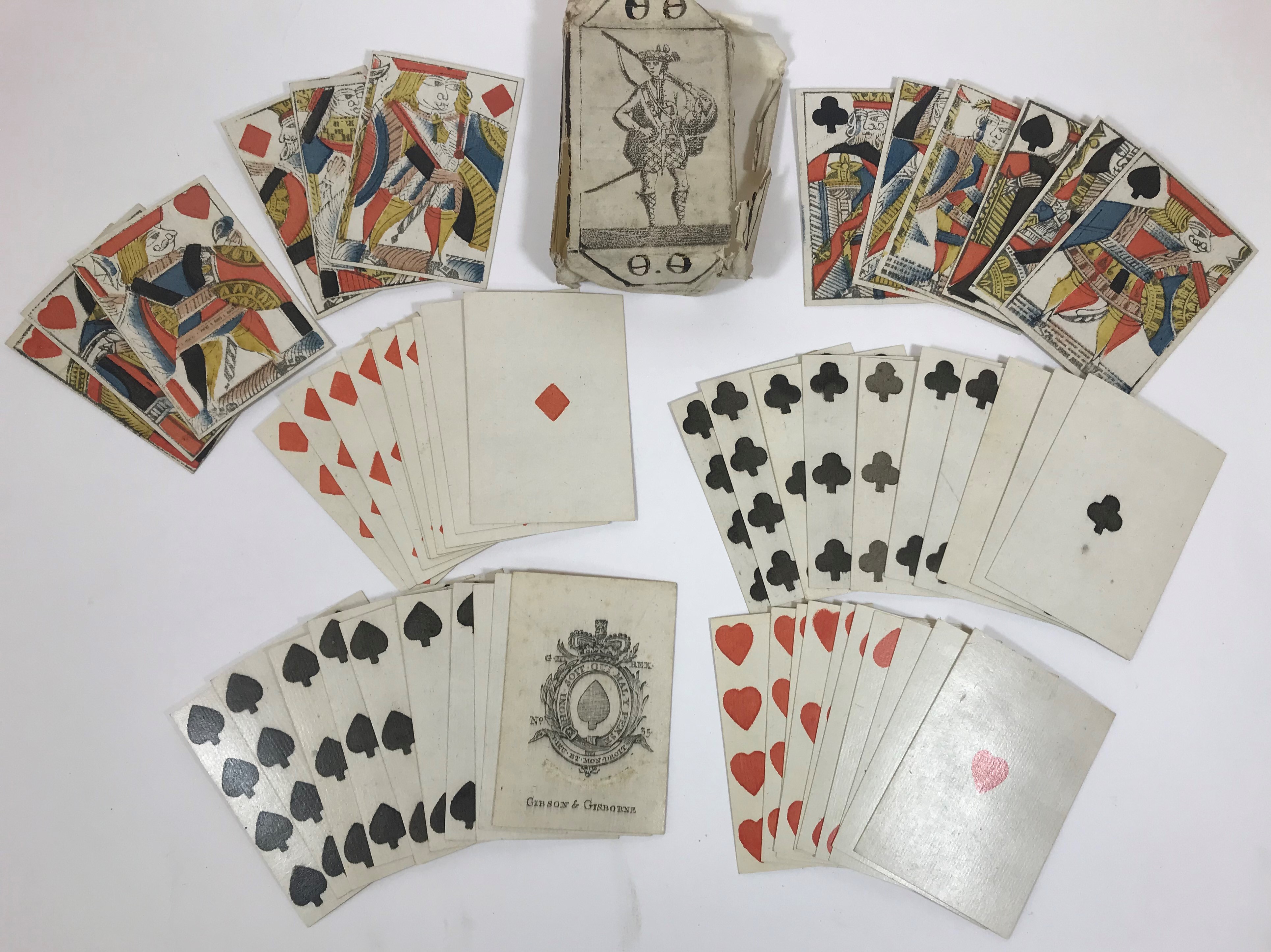Playing Cards. Standard English Pattern, No.35, 52 cards, full-length ...